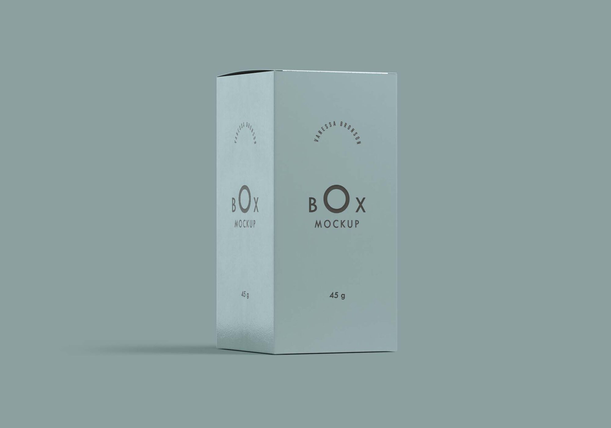 Free Tall Box Packaging Mockup