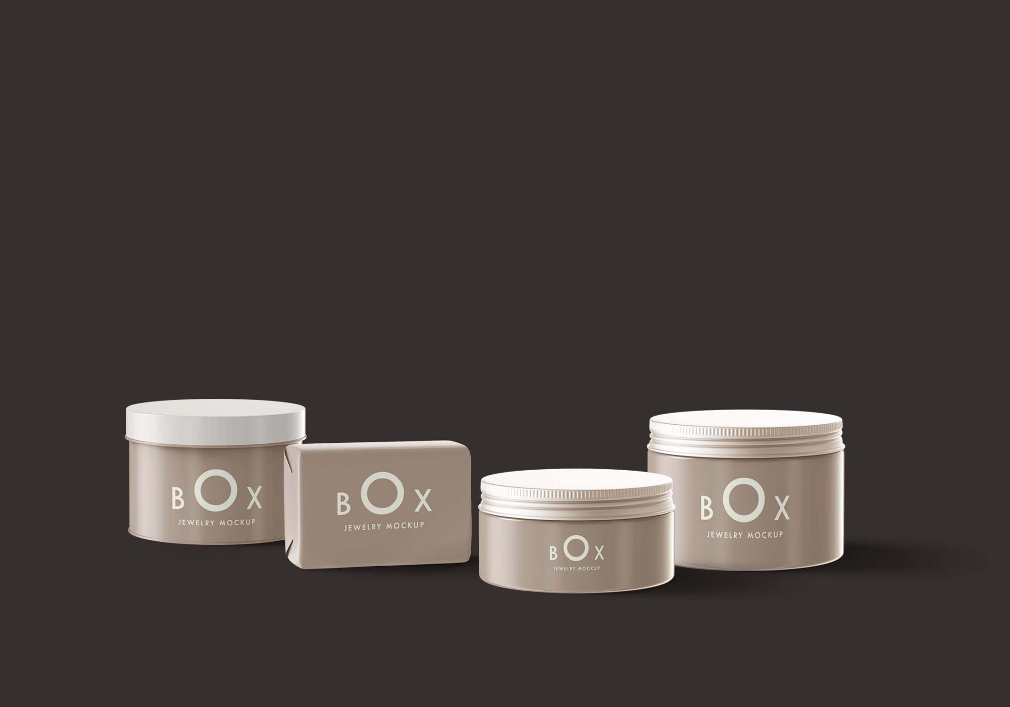 Free Beauty Cream Packaging Mockup