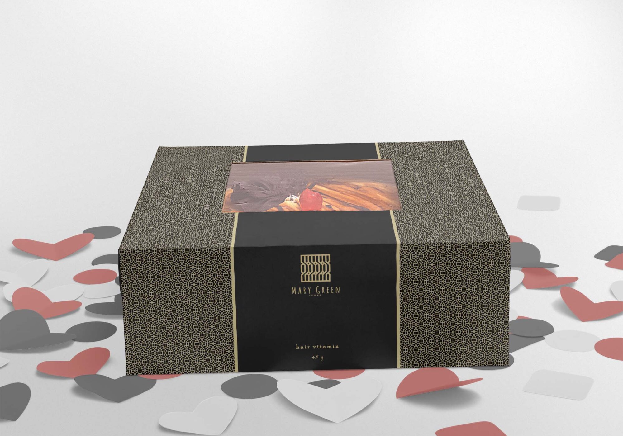 Free Cake Luxury Packaging Mockup