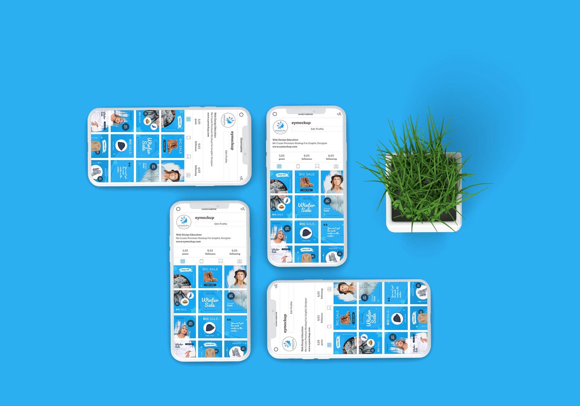 Free Clean Phone Screen Mockup