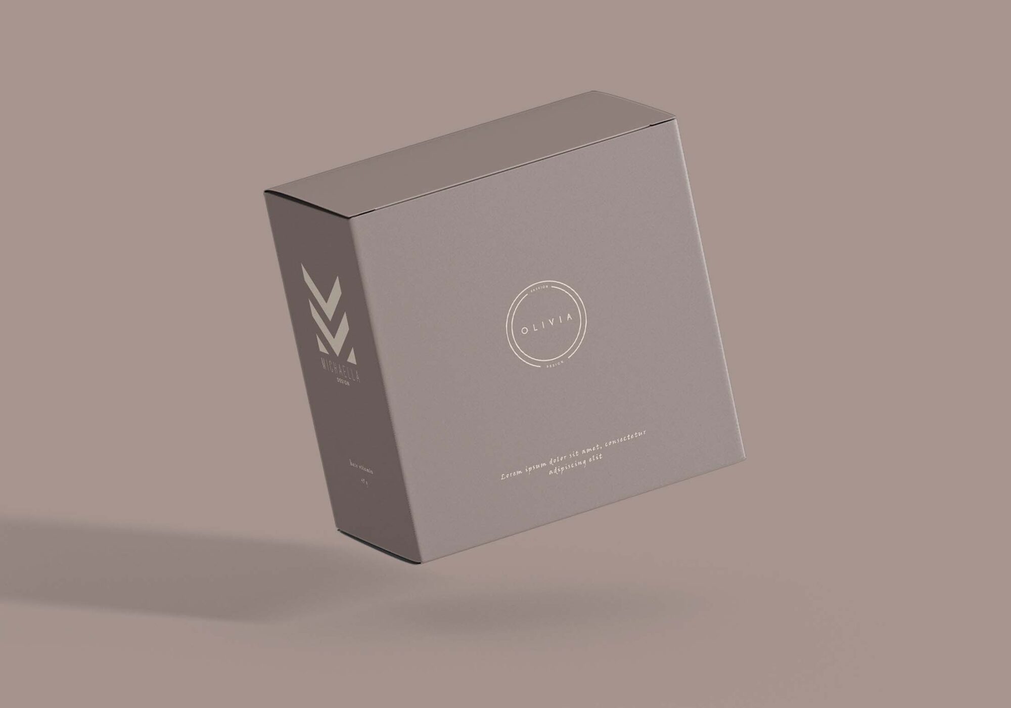 Free Designer Box Packaging Mockup