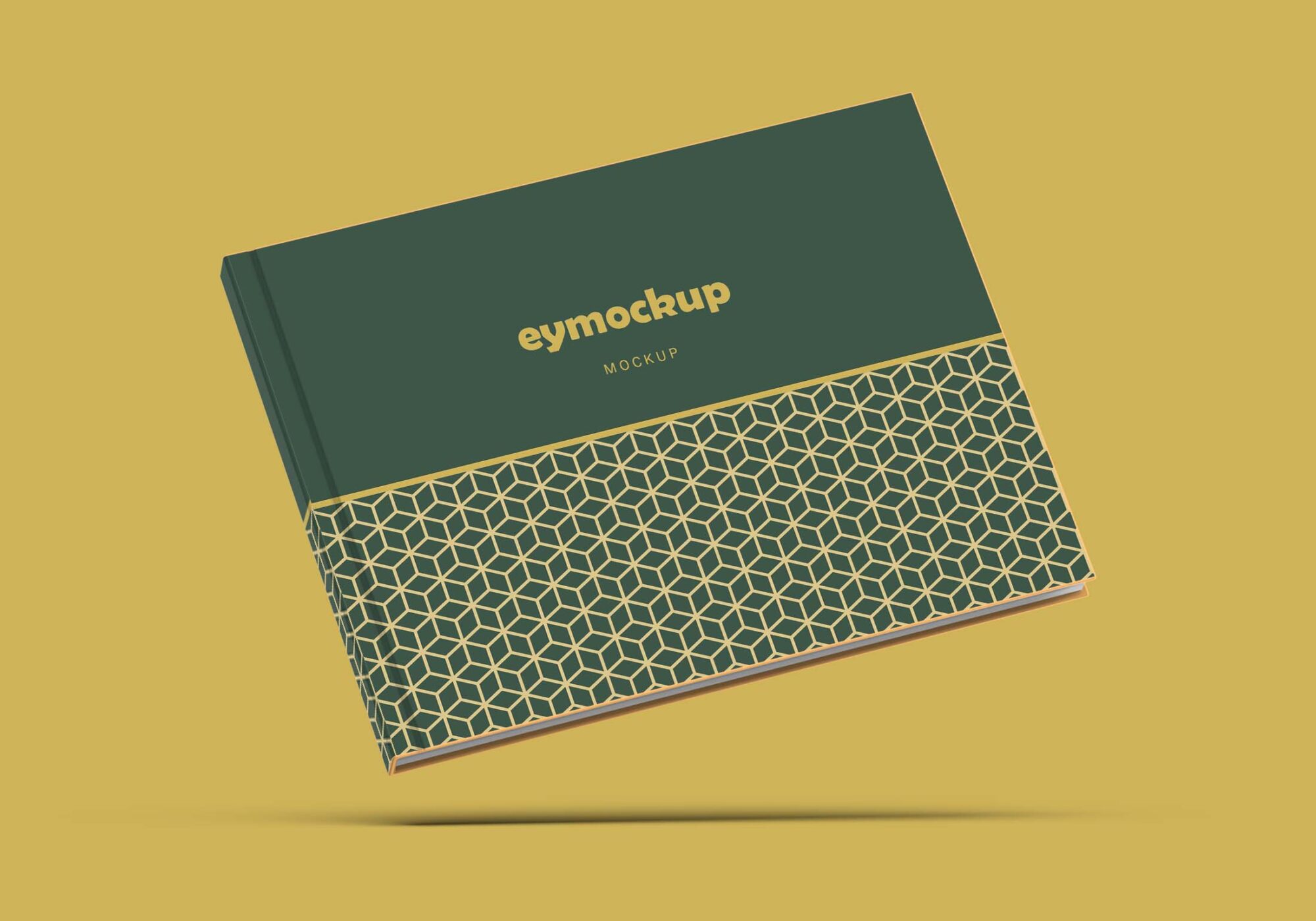 Free Flying Rectangle Cover Mockup