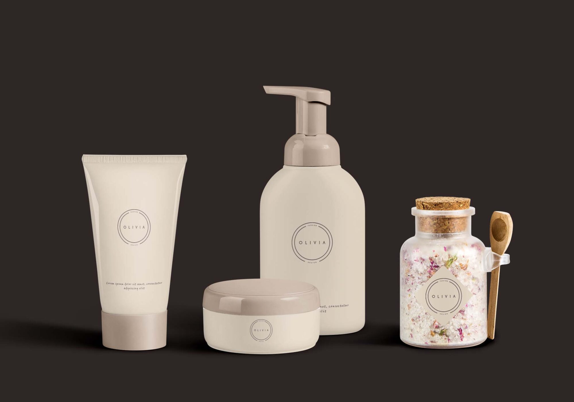 Free Premium Cosmetic Mockup