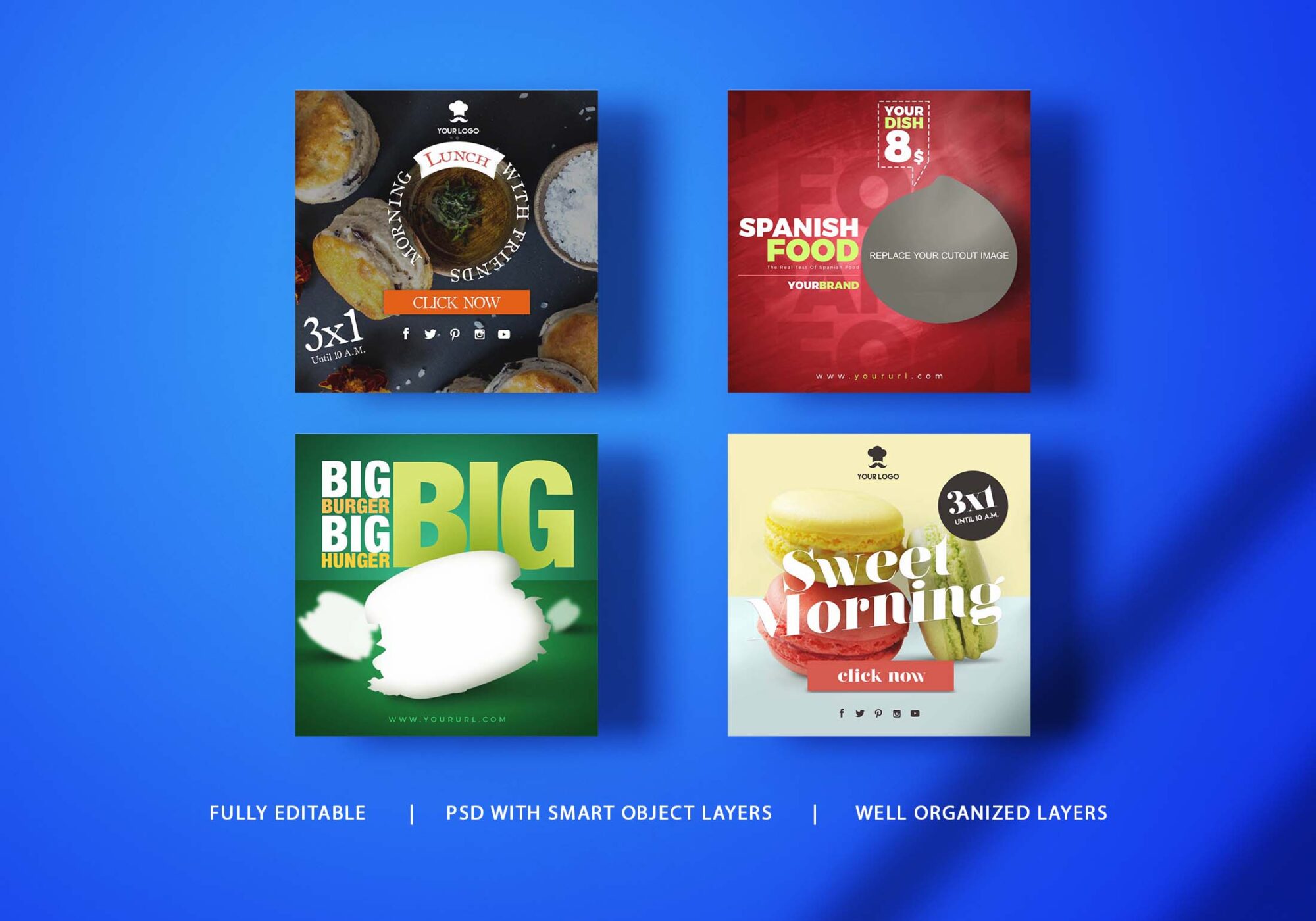 Free Creative Food Banner Design