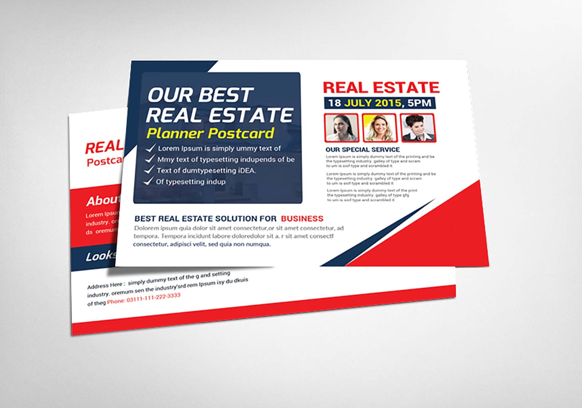 Free Direct Mail Postcard Design