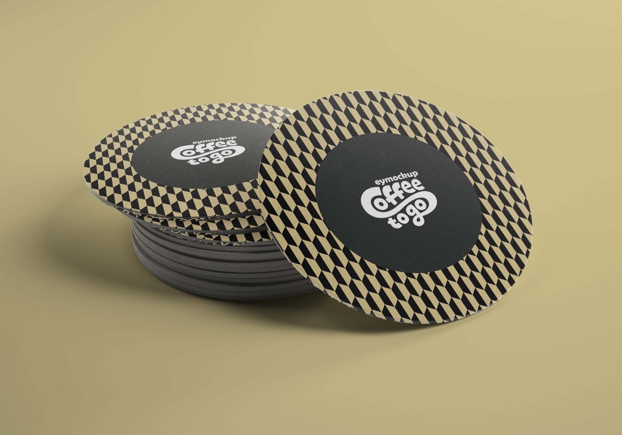 Free Download Coaster Mockup