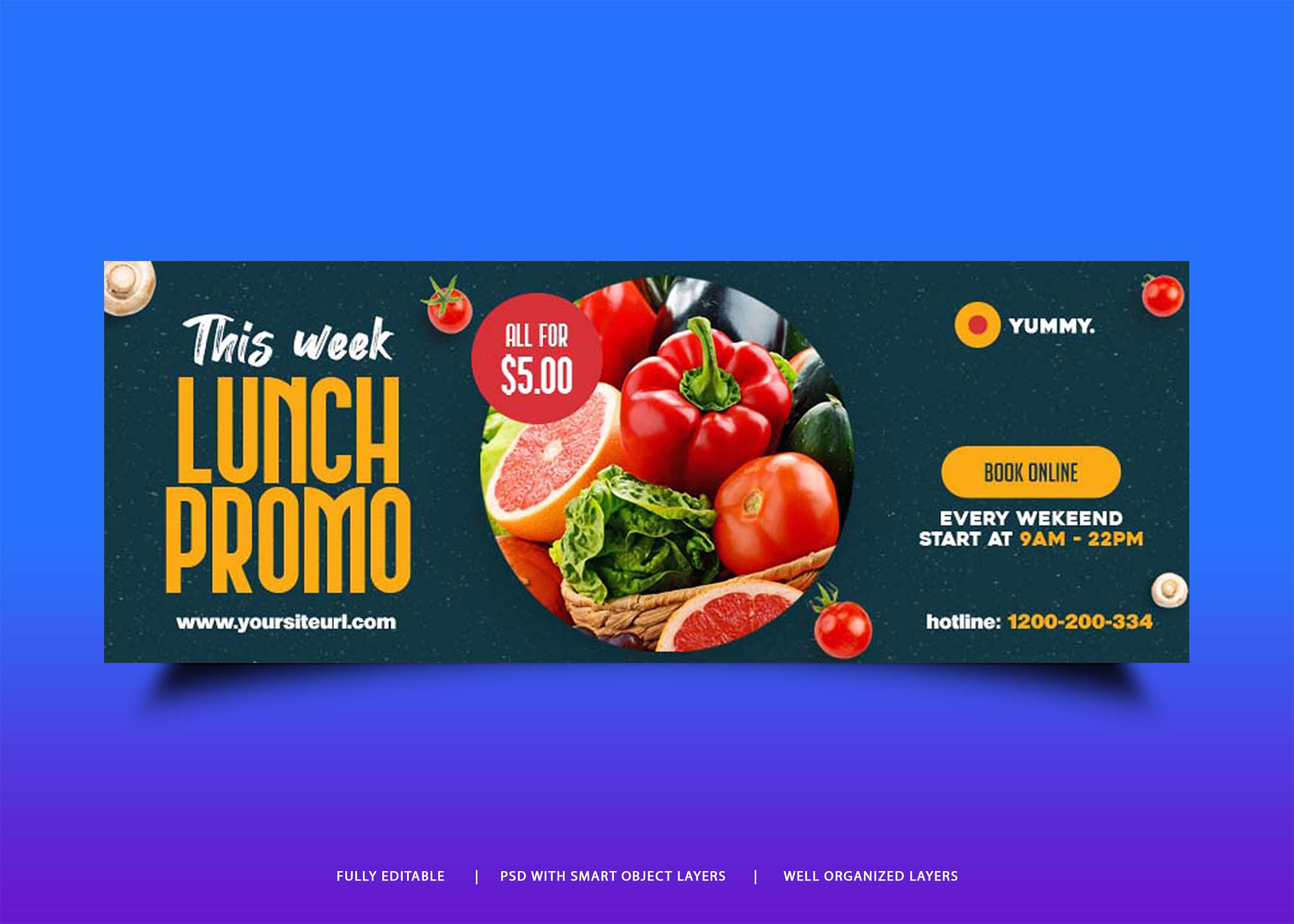 Free Modern Facebook Cover Design