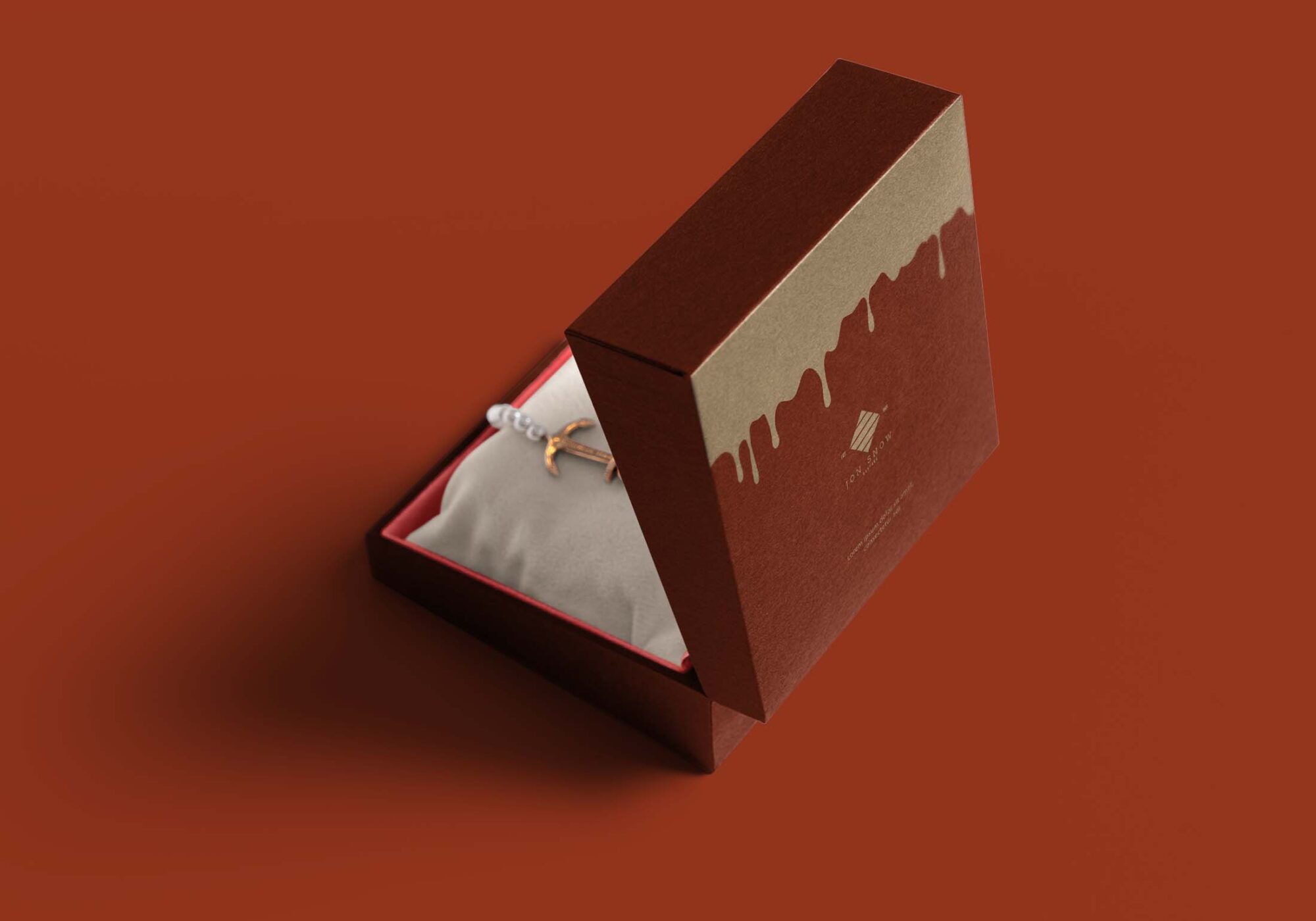 Free Open Ring Box Mockup