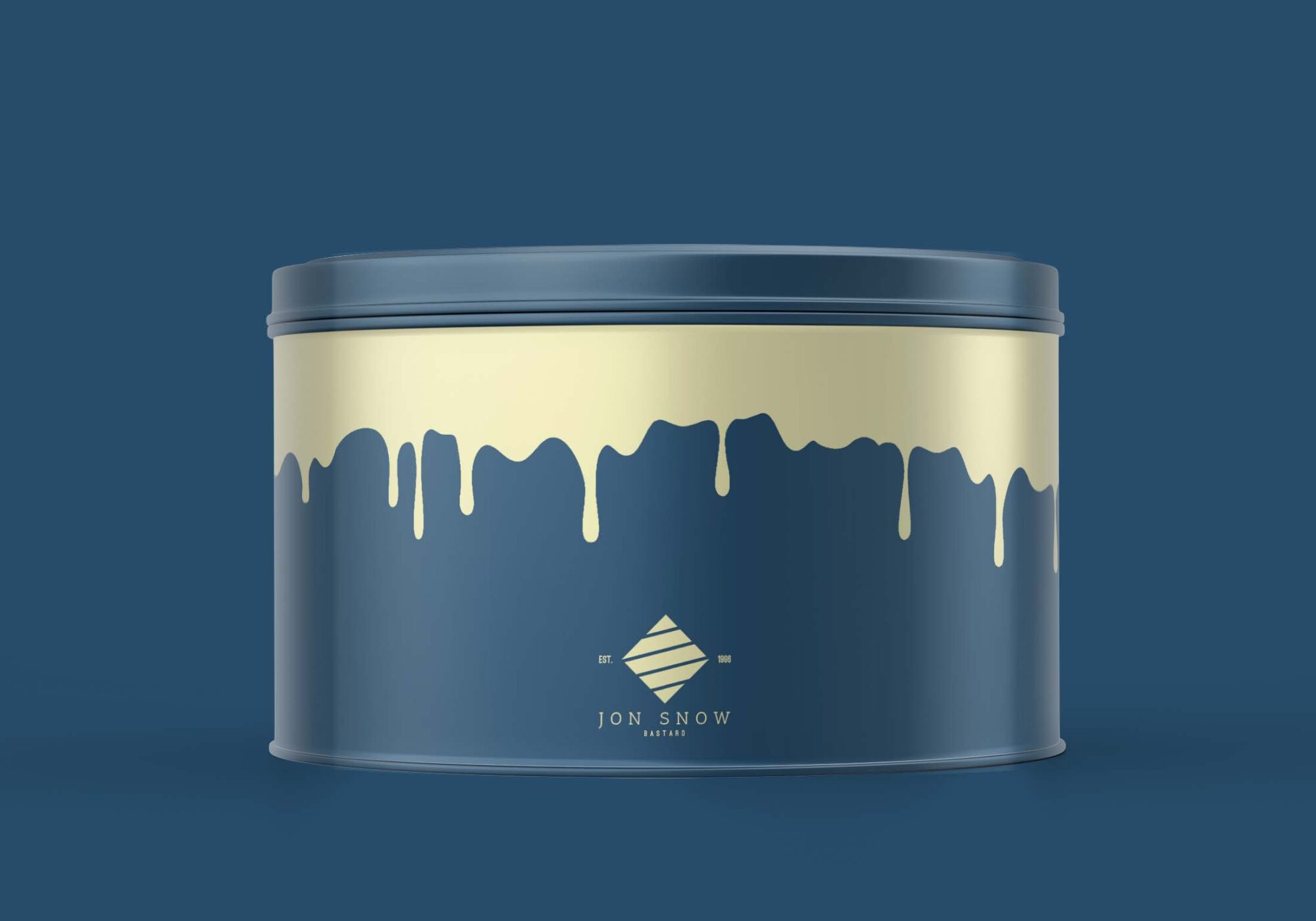 Free Round Tin Mockup