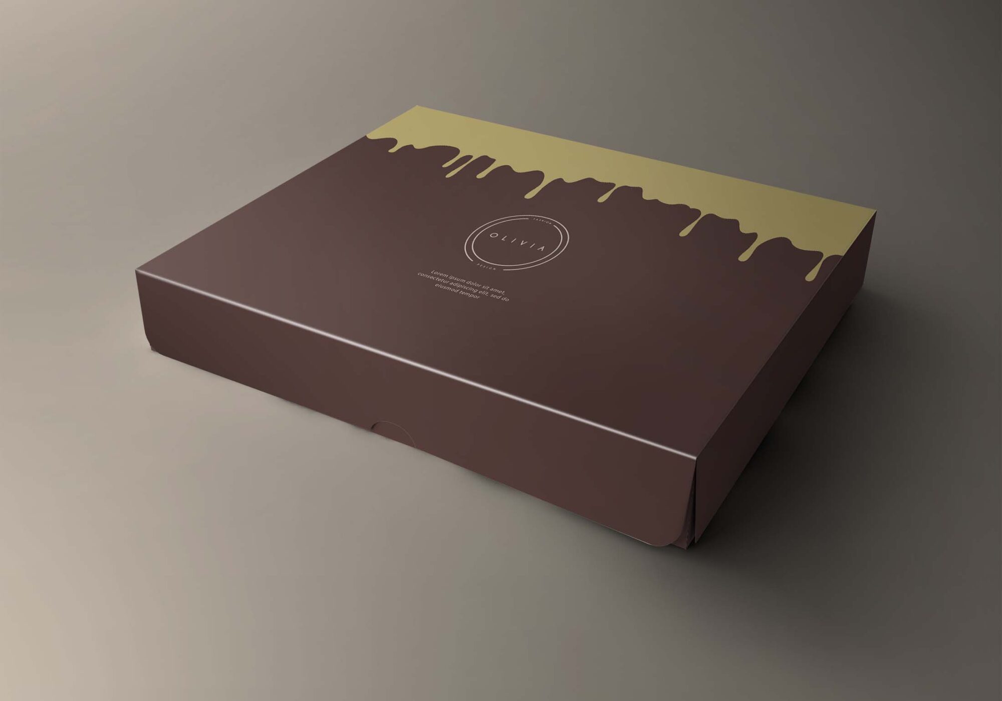 Free Shirt Packaging Box Mockup