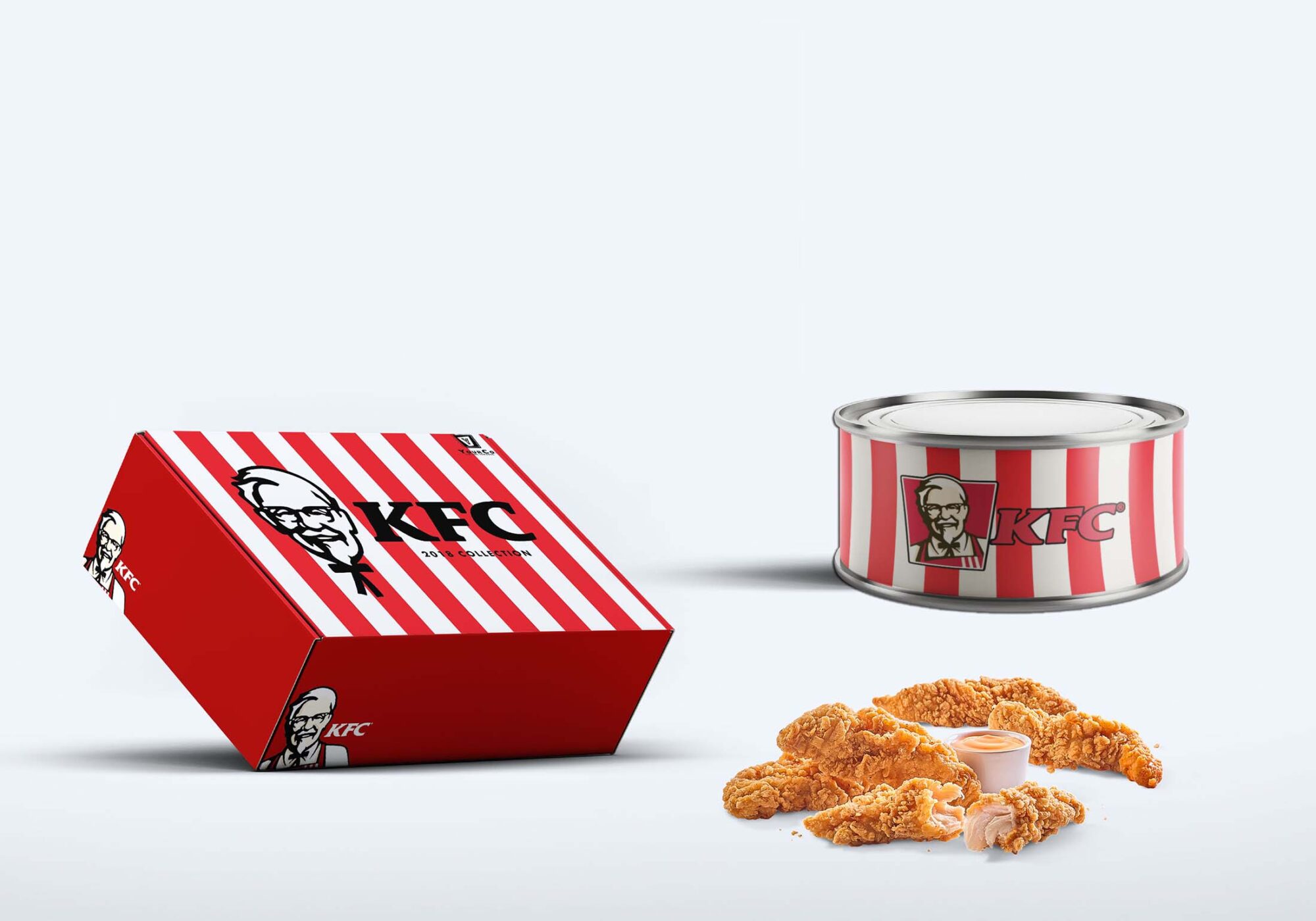 KFC Food Packaging Mockup