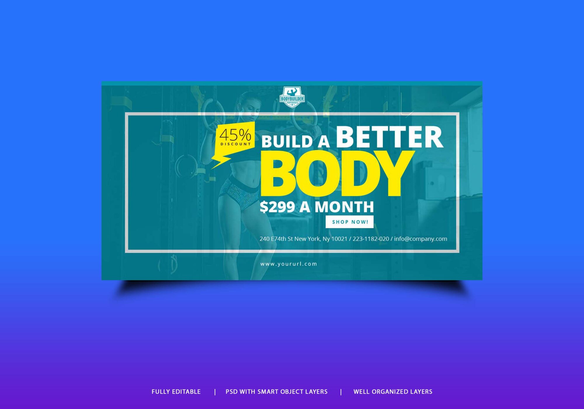 Free Rep Fitness Banner