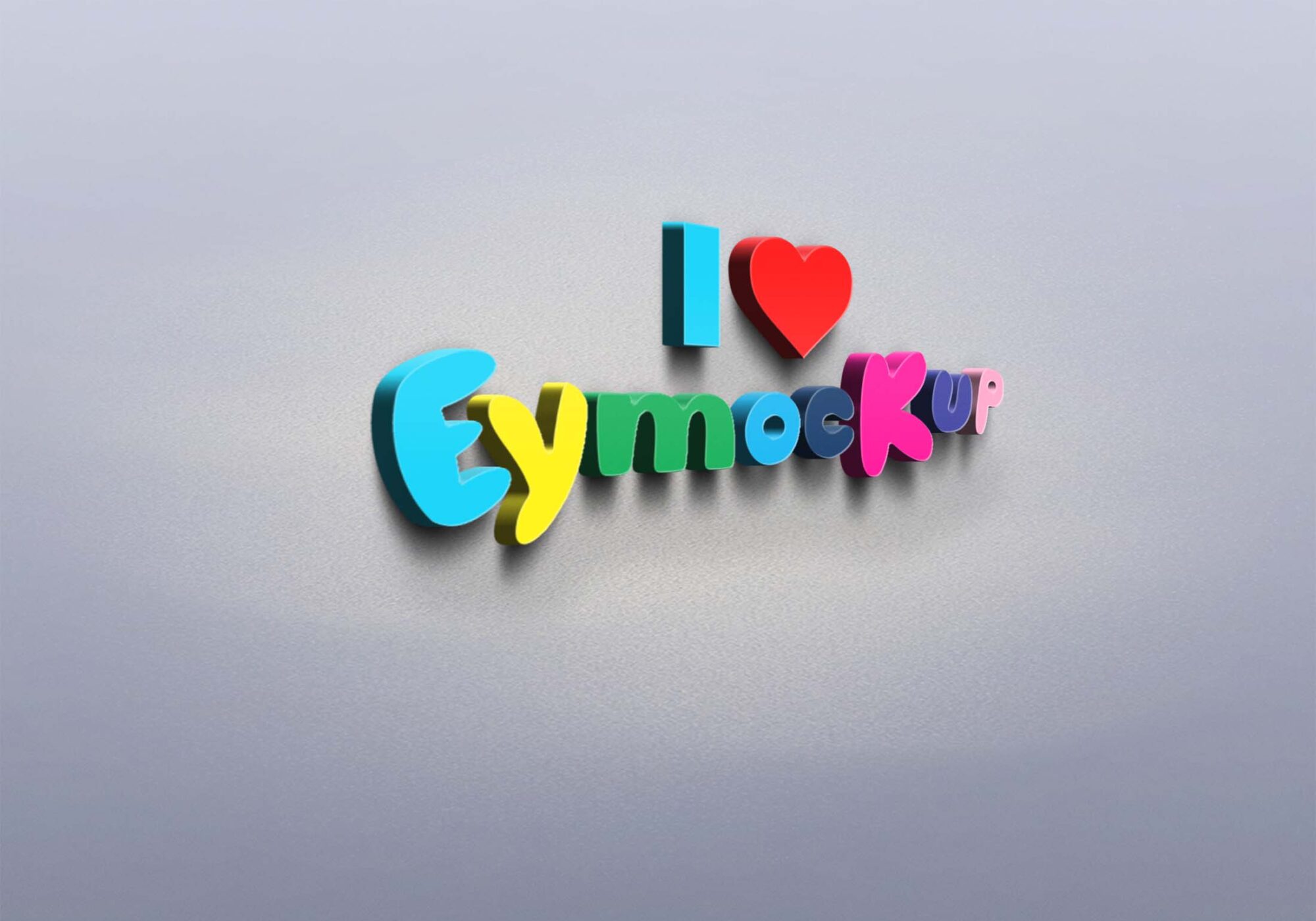 Download Free Tilt 3D Logo MockUp