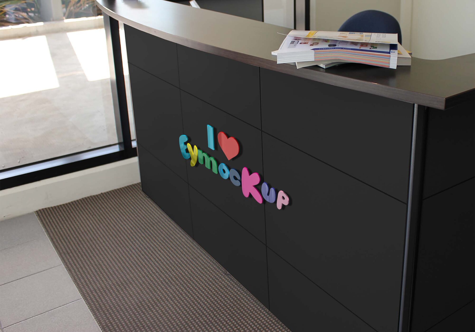 Free PSD Reception Table Mockup