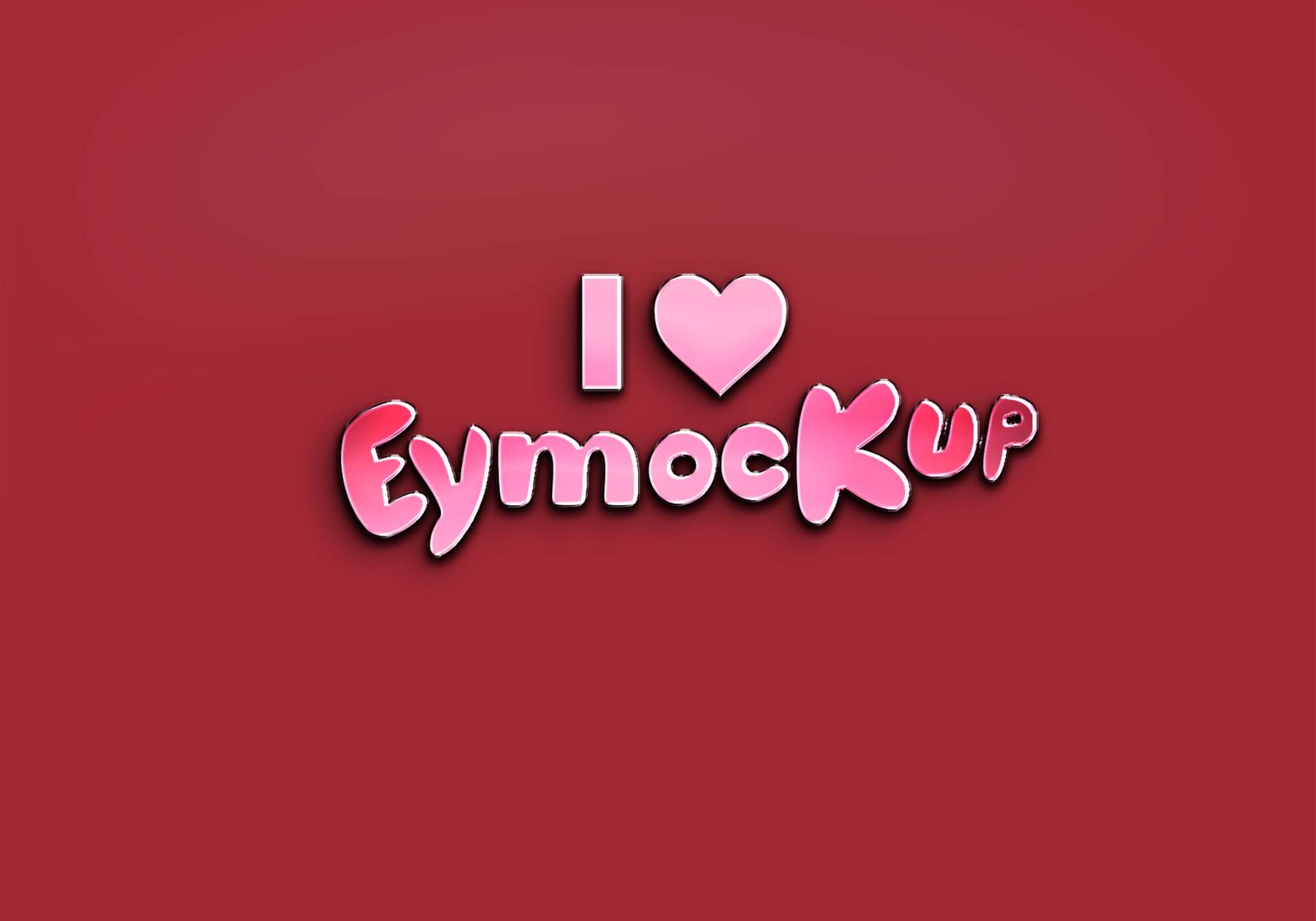 Free Pink Logos Mockup