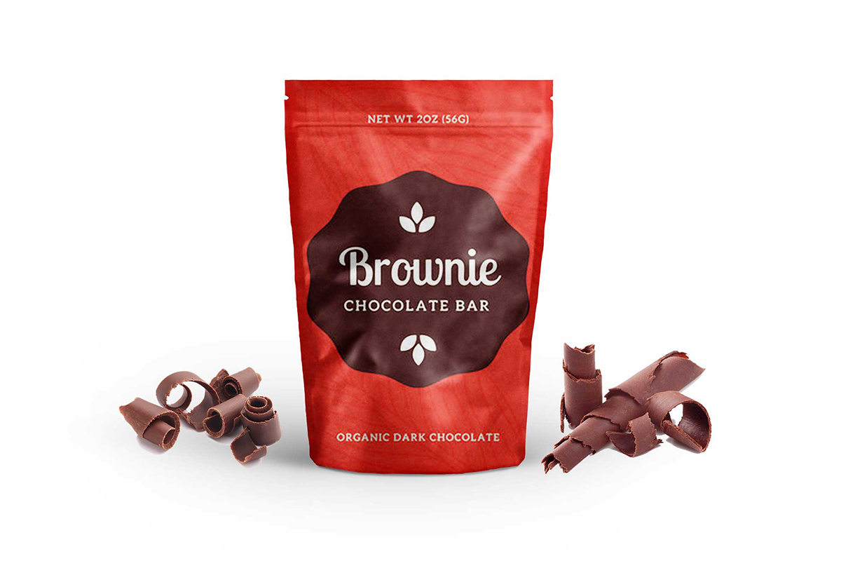 Free GYM Powder Paper Pouch Mockup