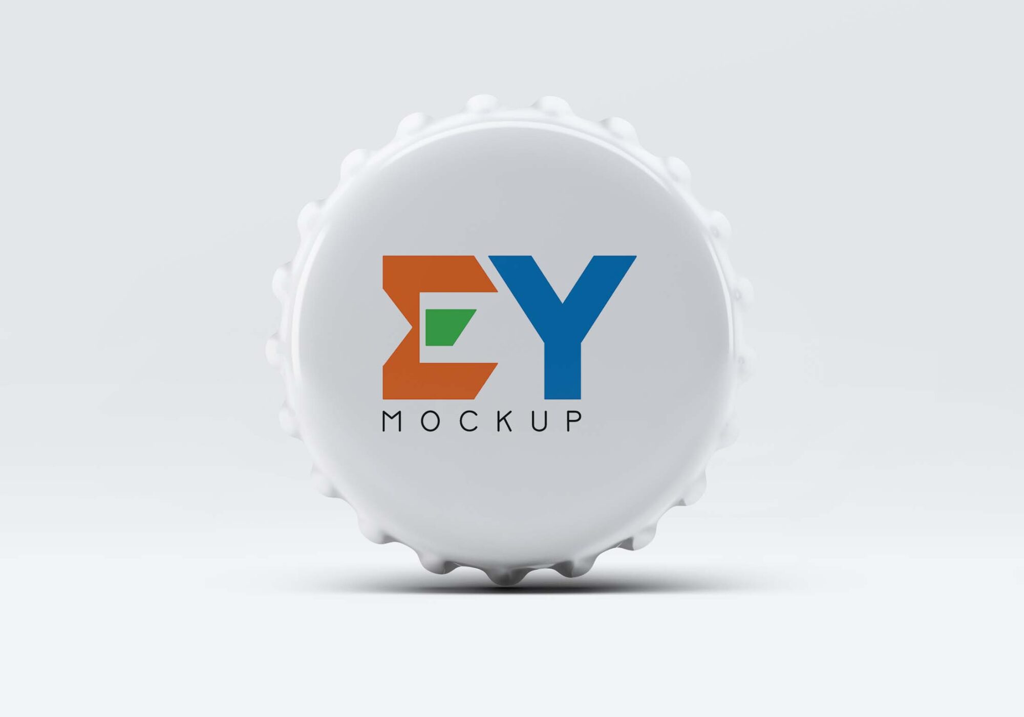 Free Bottle Cap Mockup for Designers