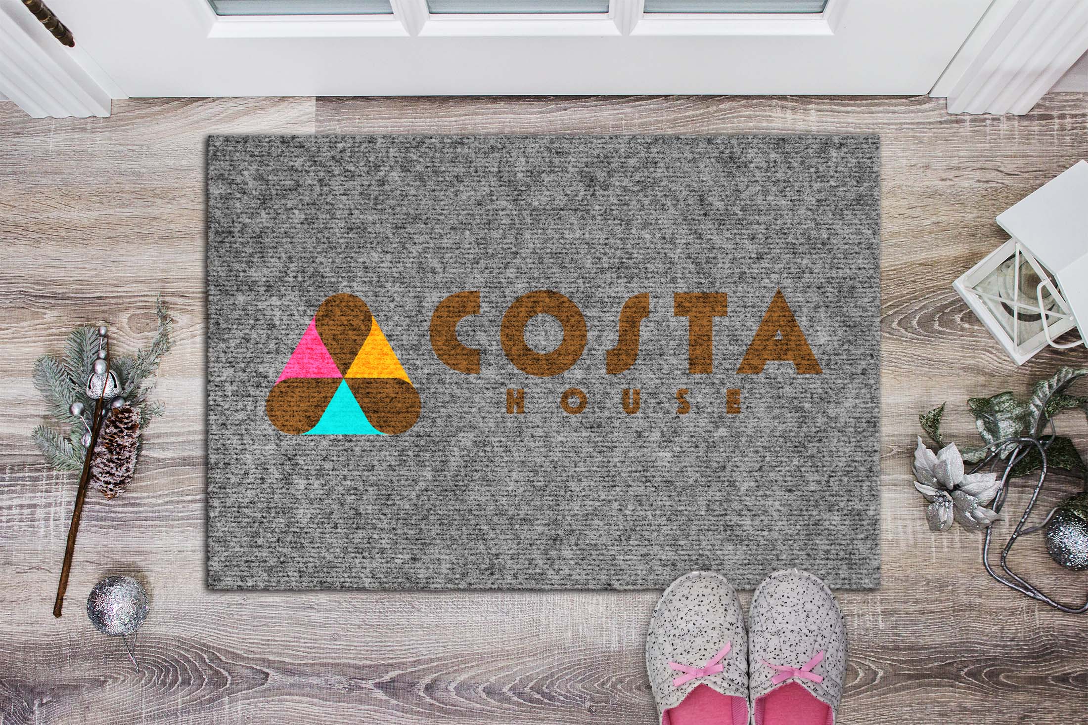 Doormat Logo Mockup