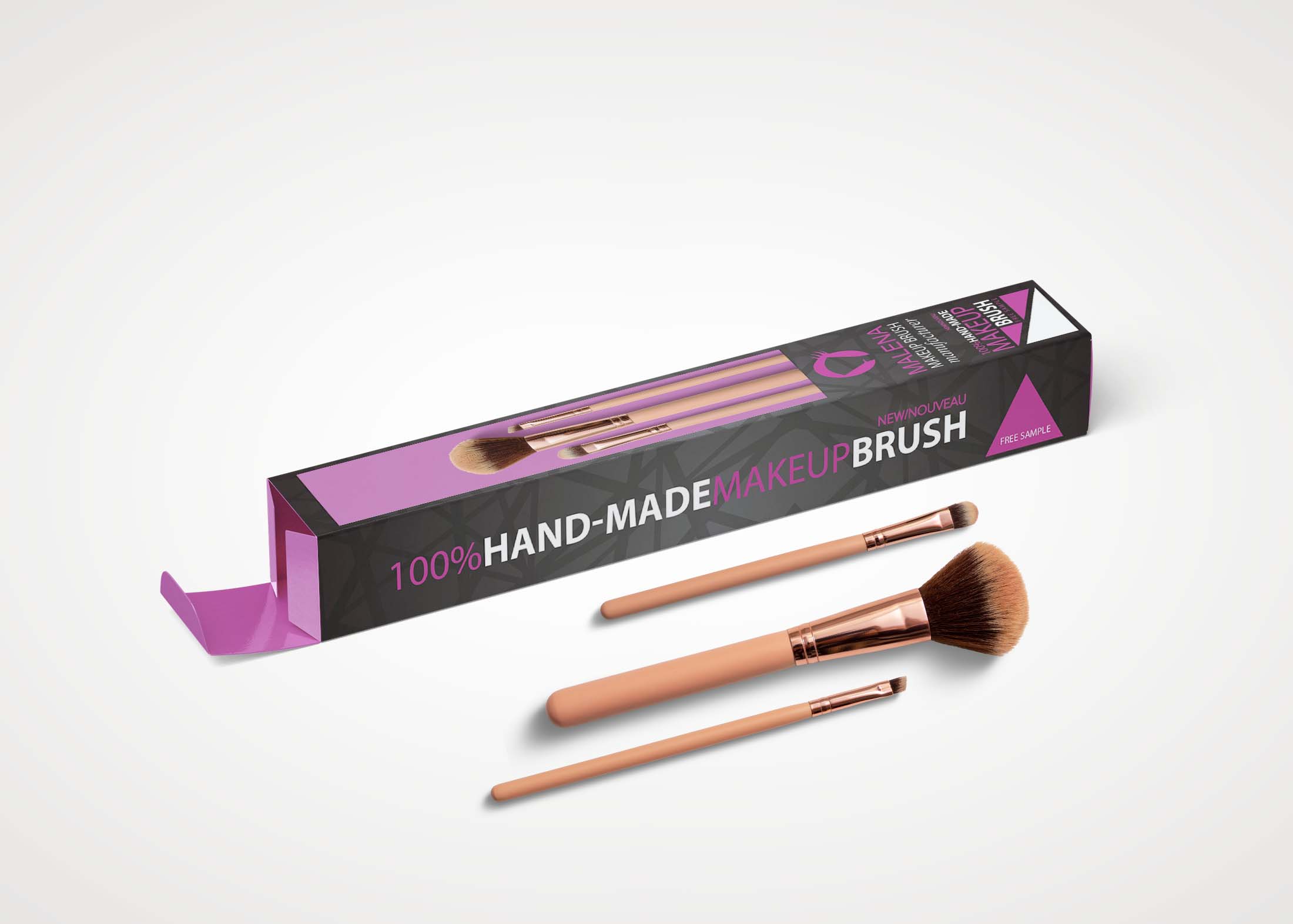 Makeup Brush Packaging Design | Saubhaya Makeup