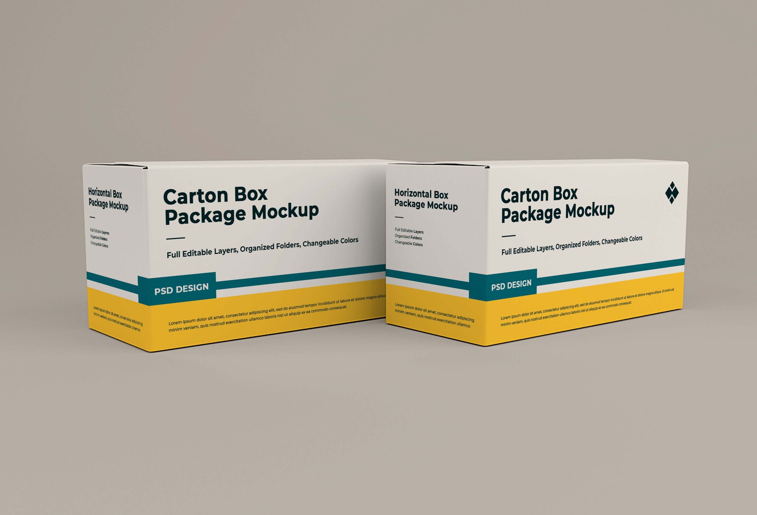 Free Medicine Black Box Mockup Download