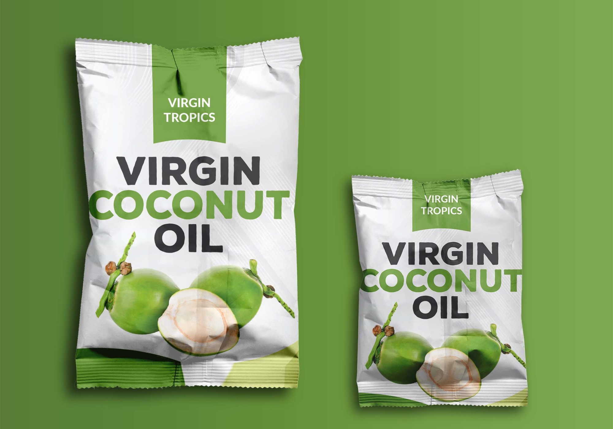 Free Oil Pouch Mockup Download