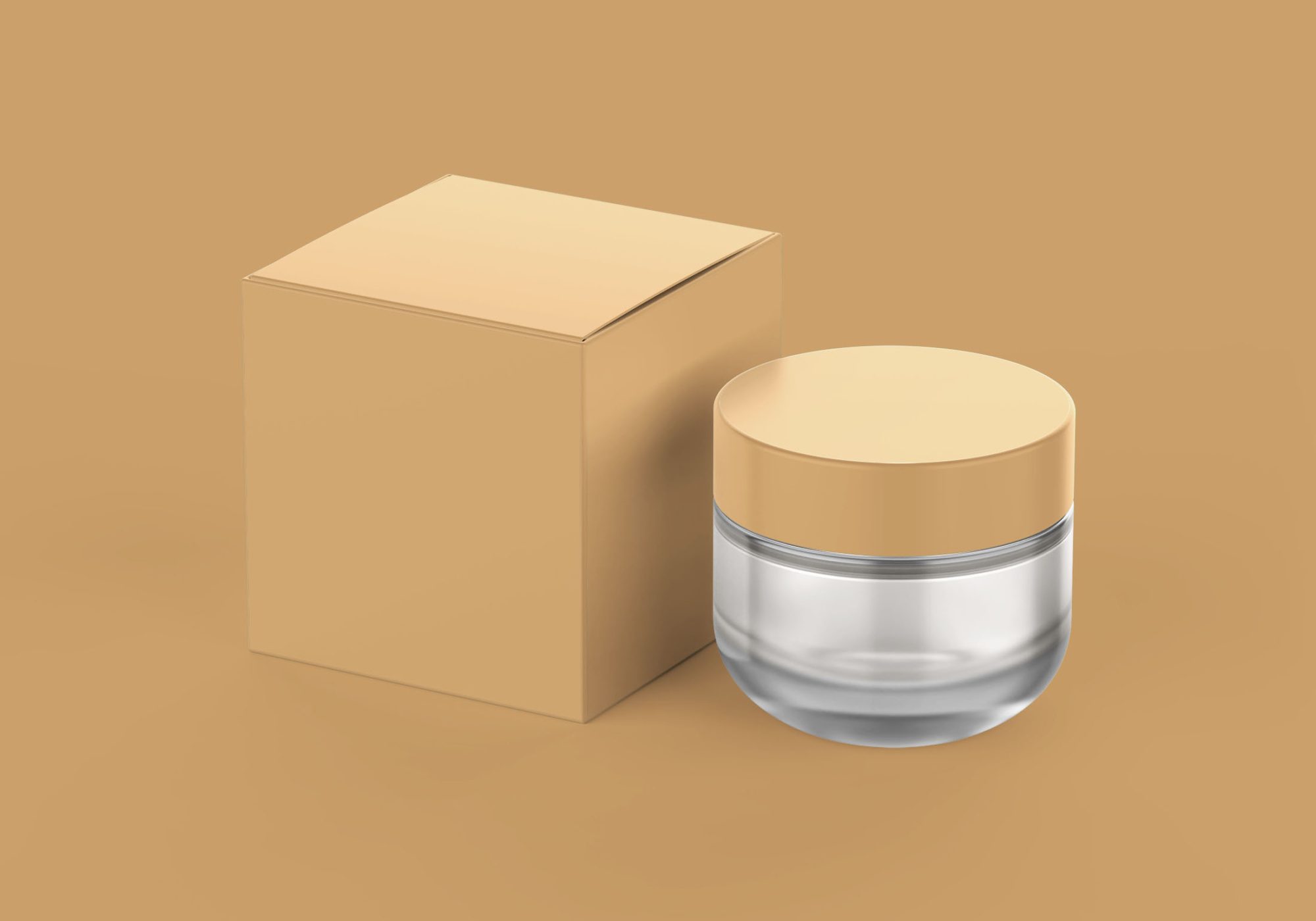 Free Scrub Jar Mockup Download