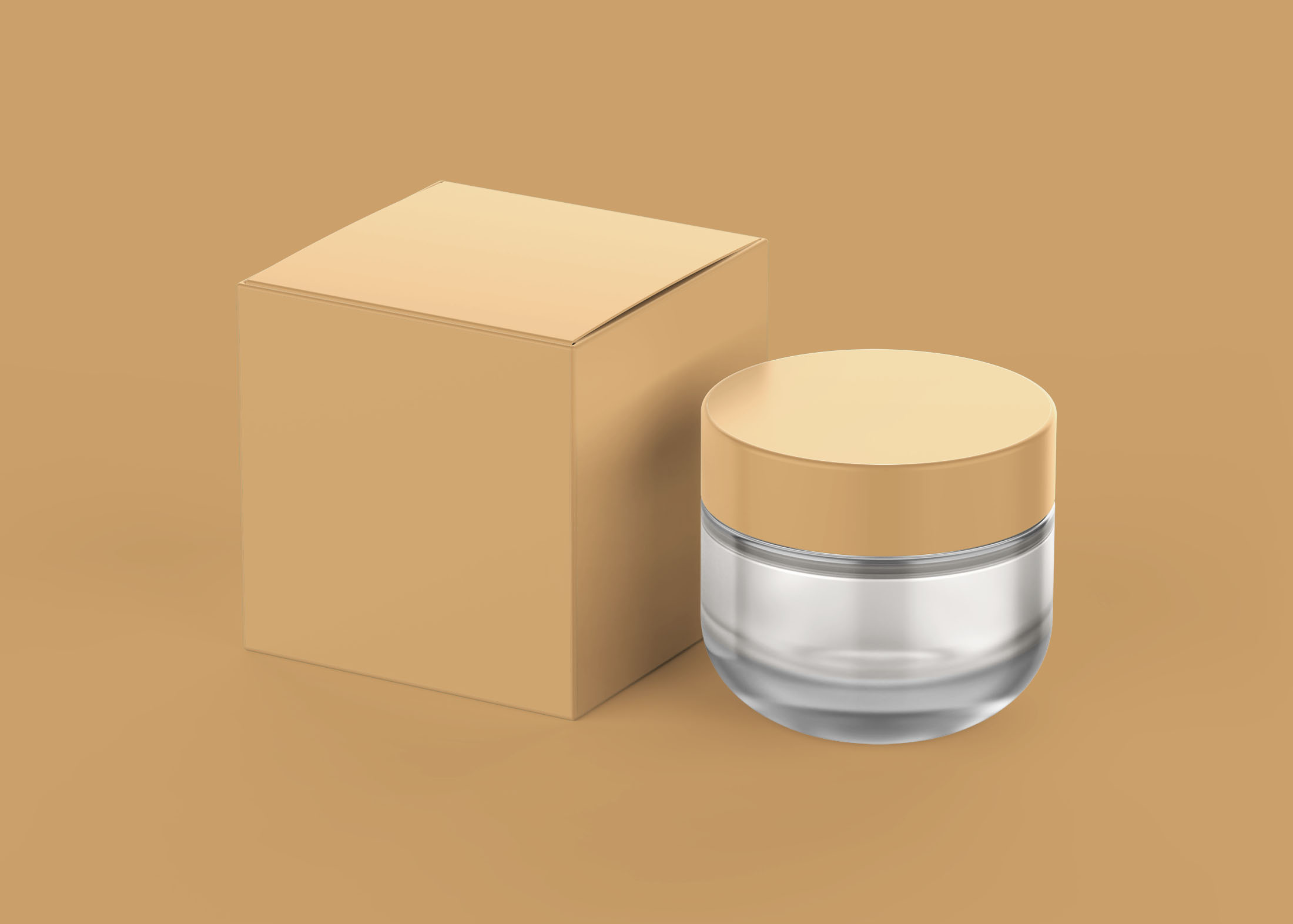 Free Scrub Jar Mockup Download