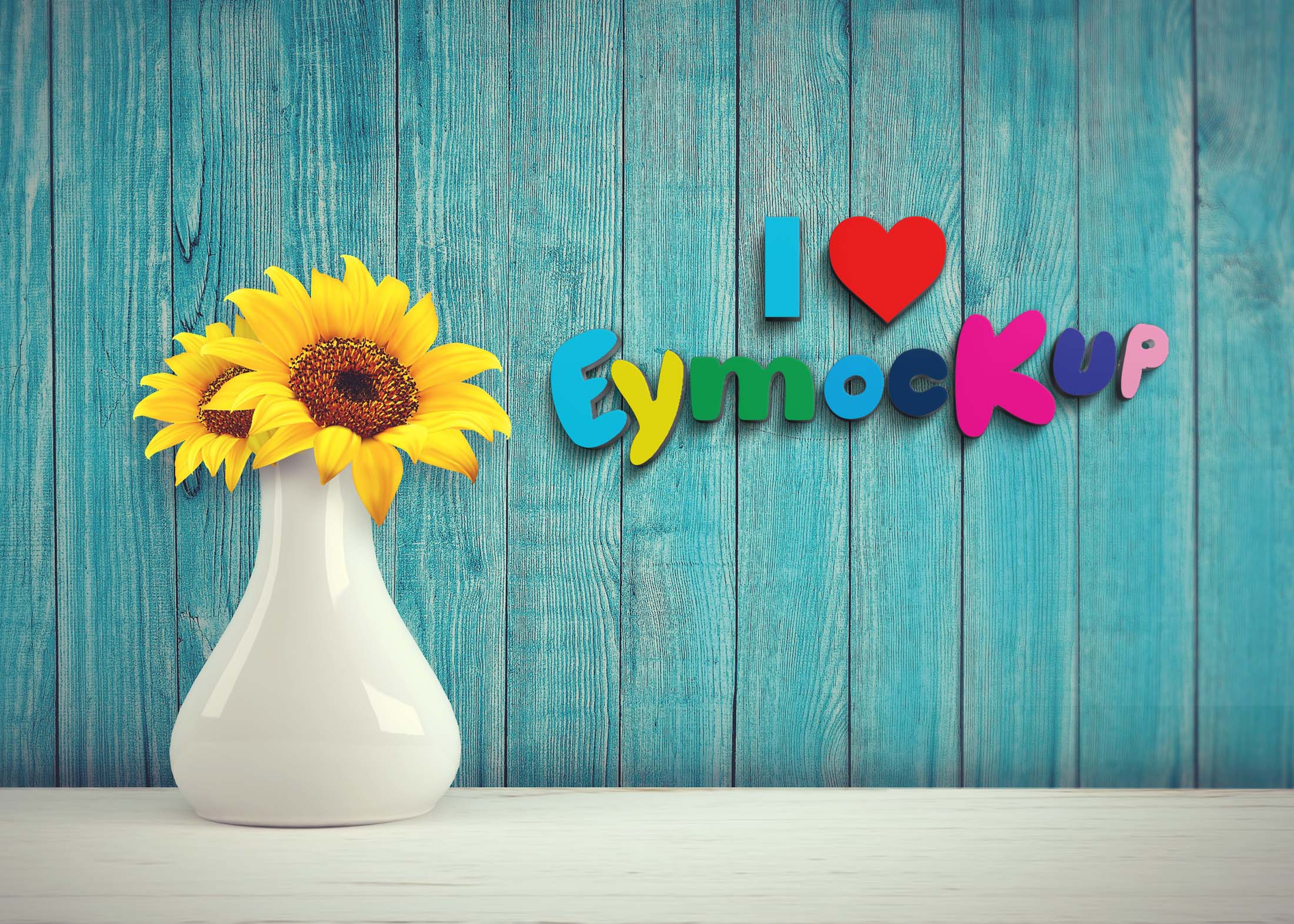 Realistic 3D Wood Logo Mockup