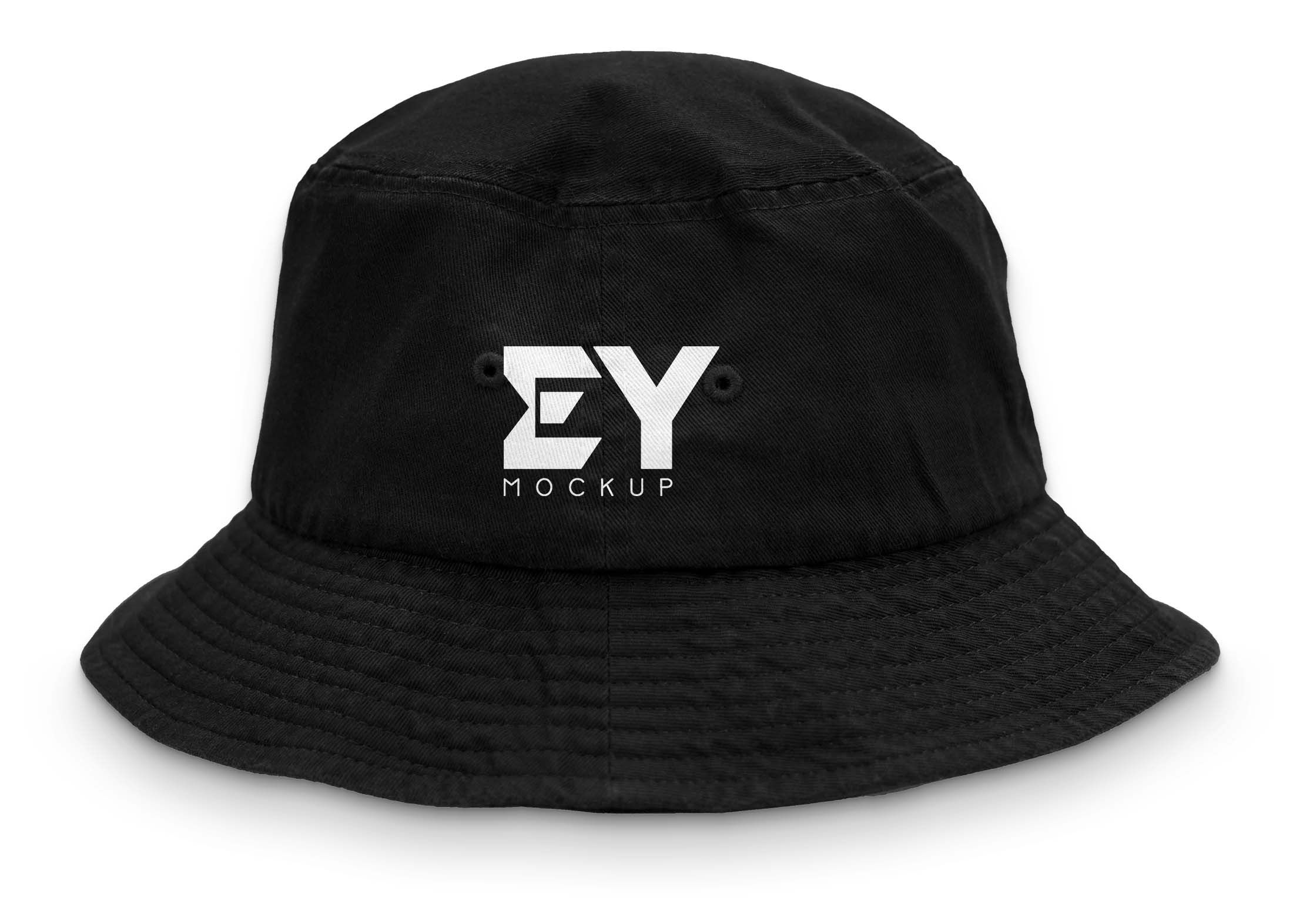 Download Black Bucket Cap Mockup