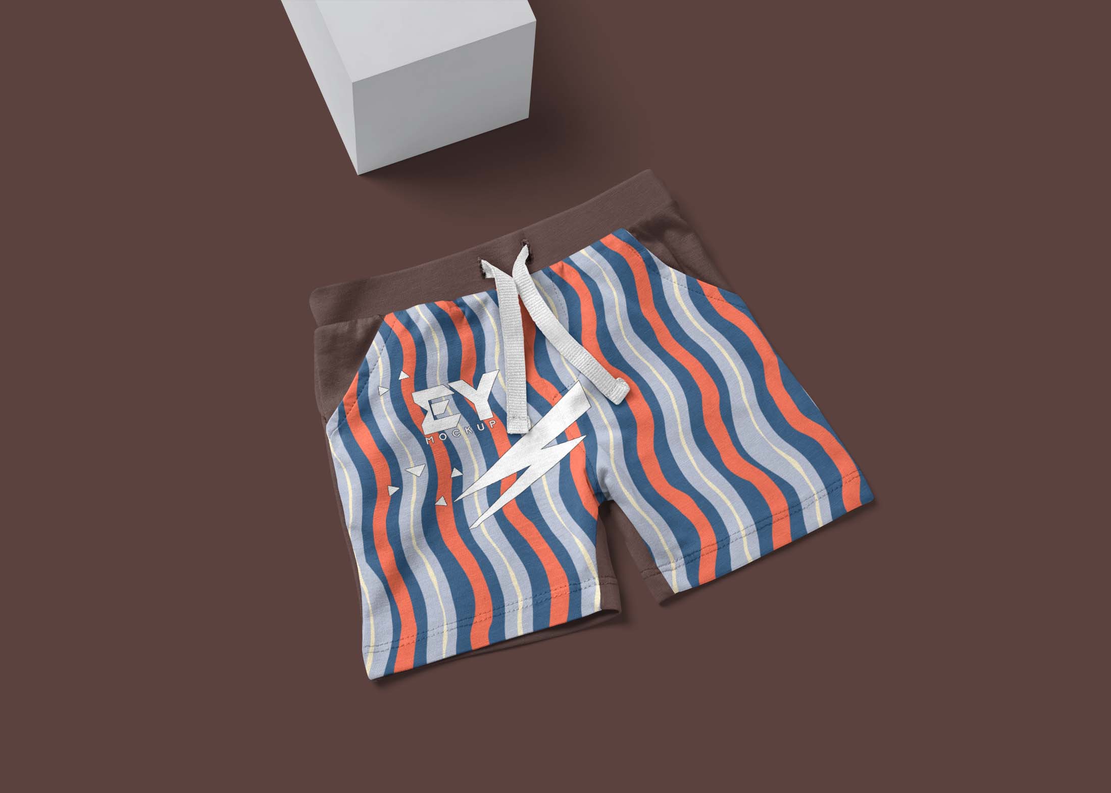 Downloadable Boxer Mockup for Designers