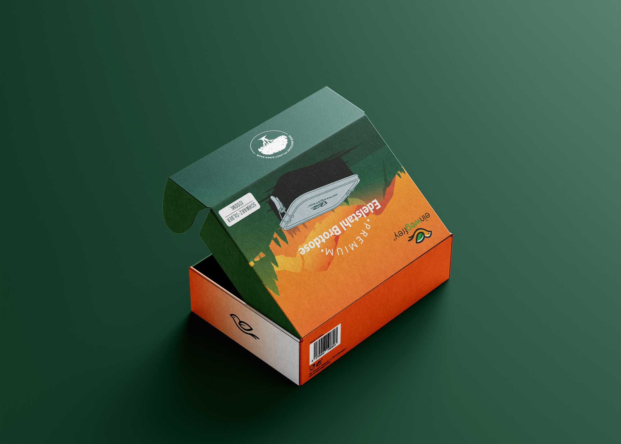 Stylish Delivery Box Mockup Download