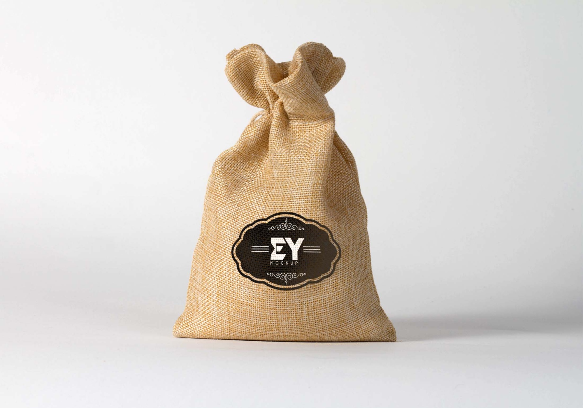 Downloadable Rice Sack Bag Mockup