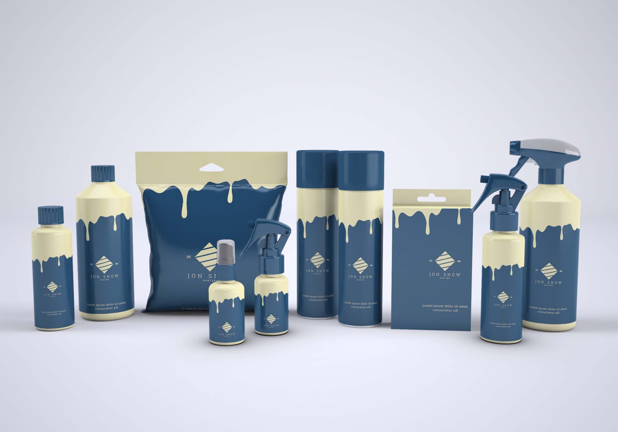 High-Quality Salon Products Mockup