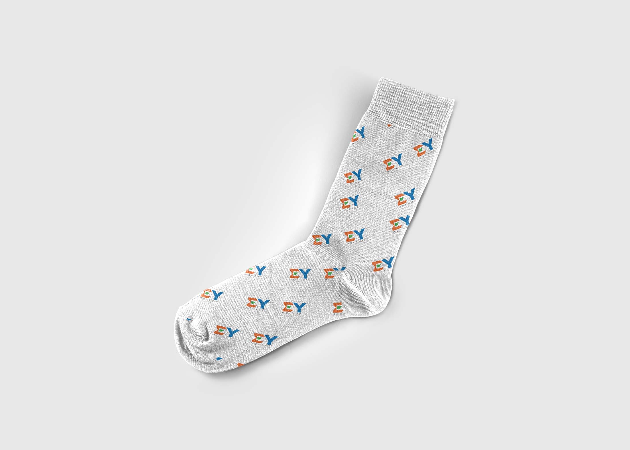 Custom Socks Design Mockup Template