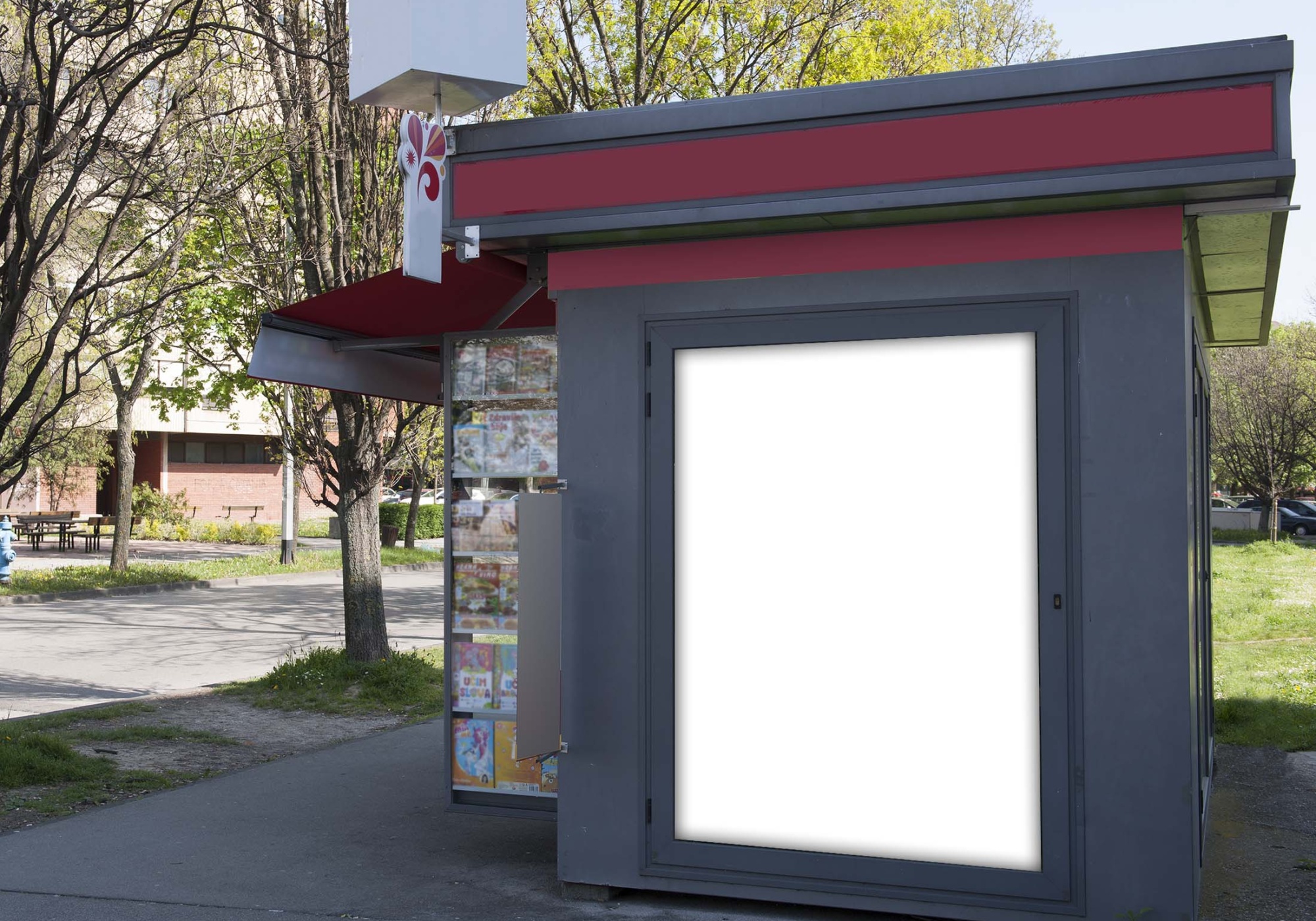 Free Store Wall Banner Mockup Download