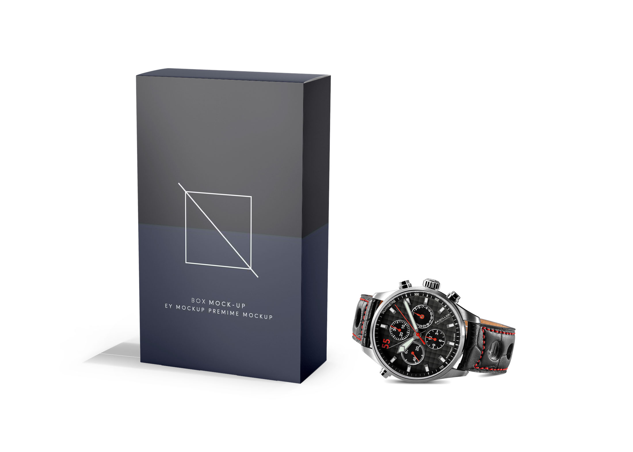 Stylish Brand Watch Box Mockup