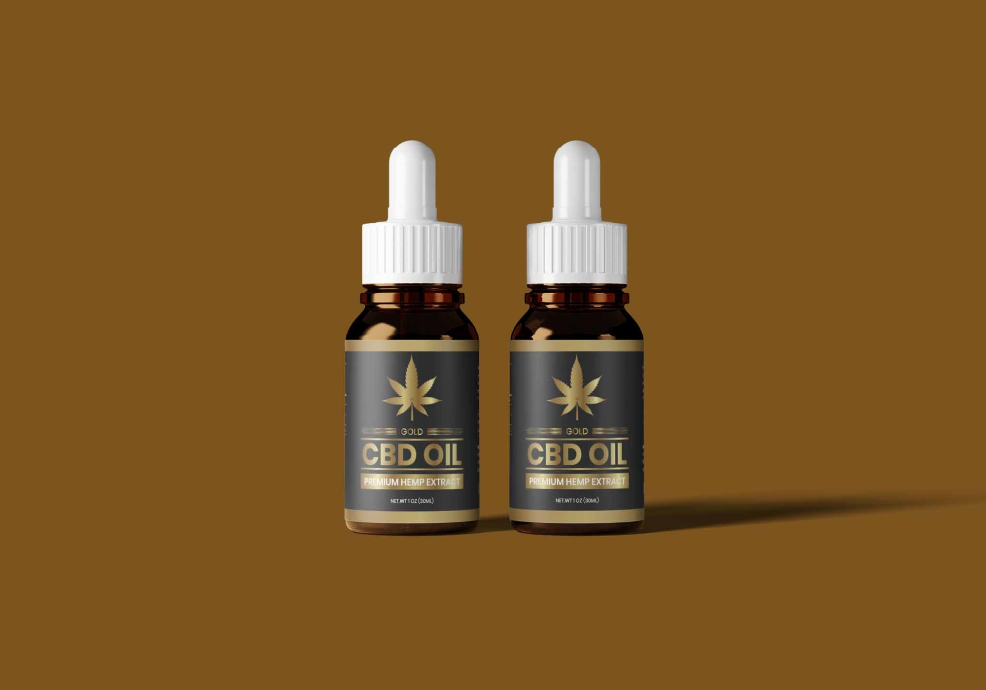 CBD Oil Mockup Designs for Free