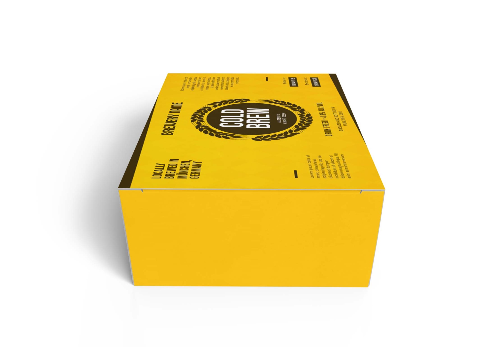 Coffee Box Mockup for Designers