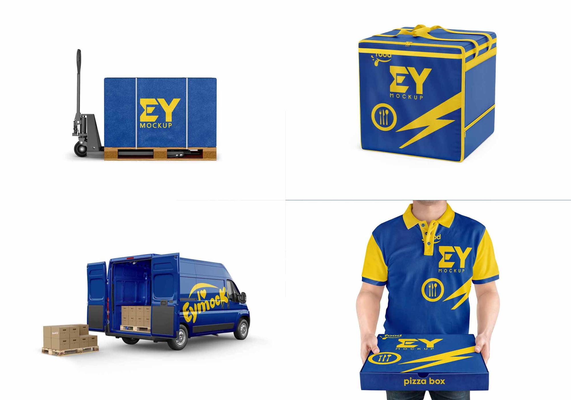 Professional Delivery Company Mockups Online
