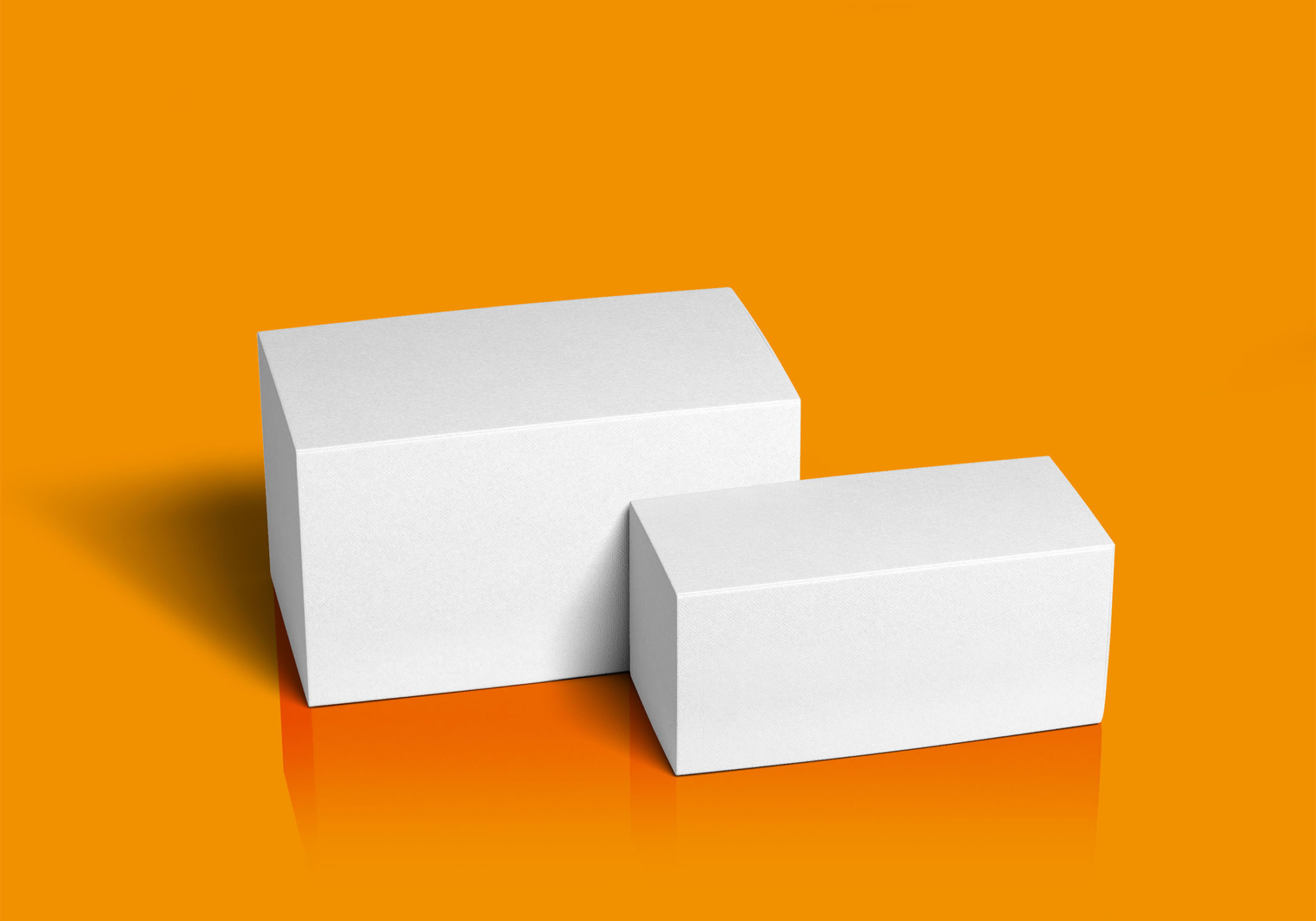 Stylish Double Paper Box Mockup Download