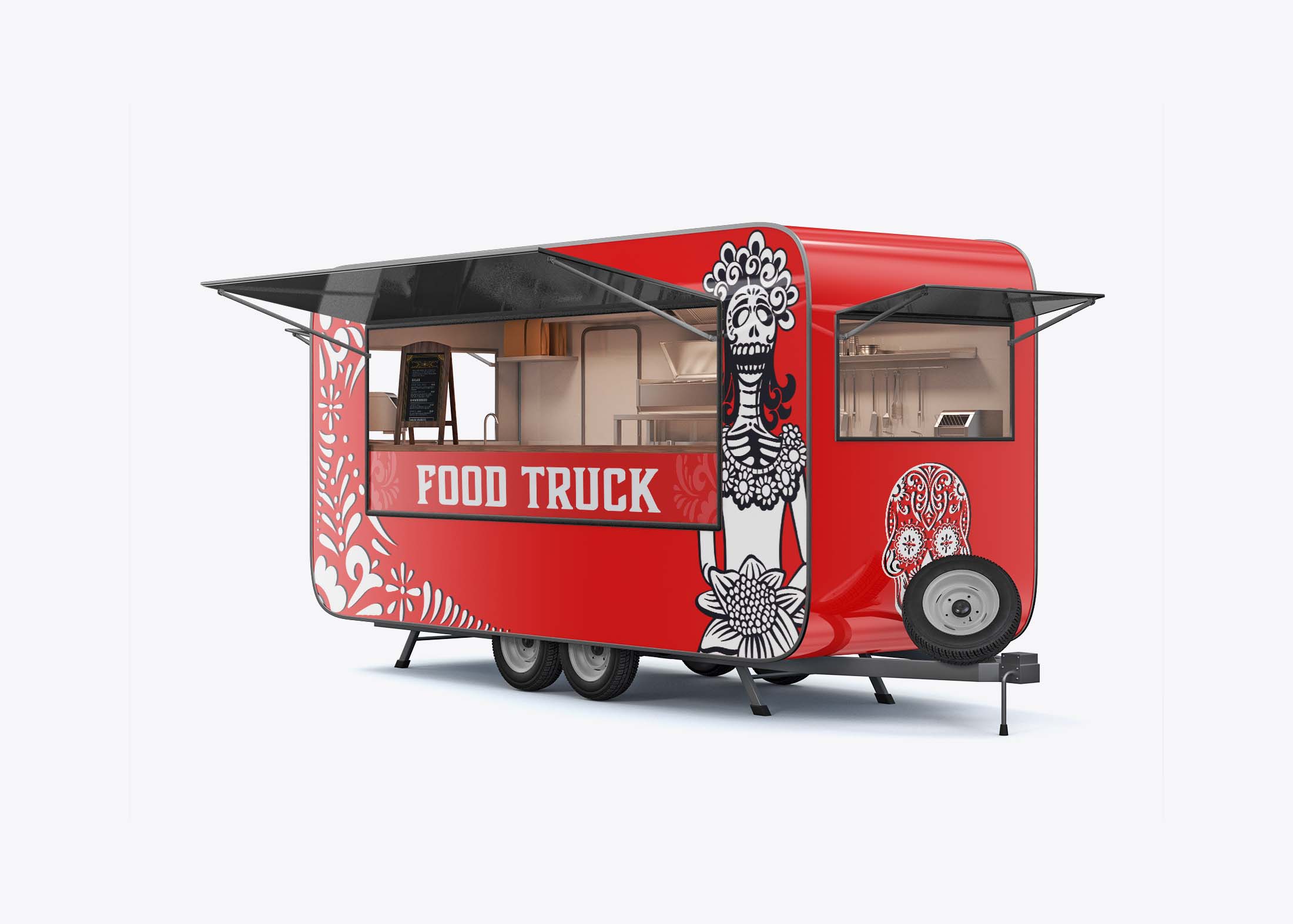 Fast Food Truck Mockup Designs for Free