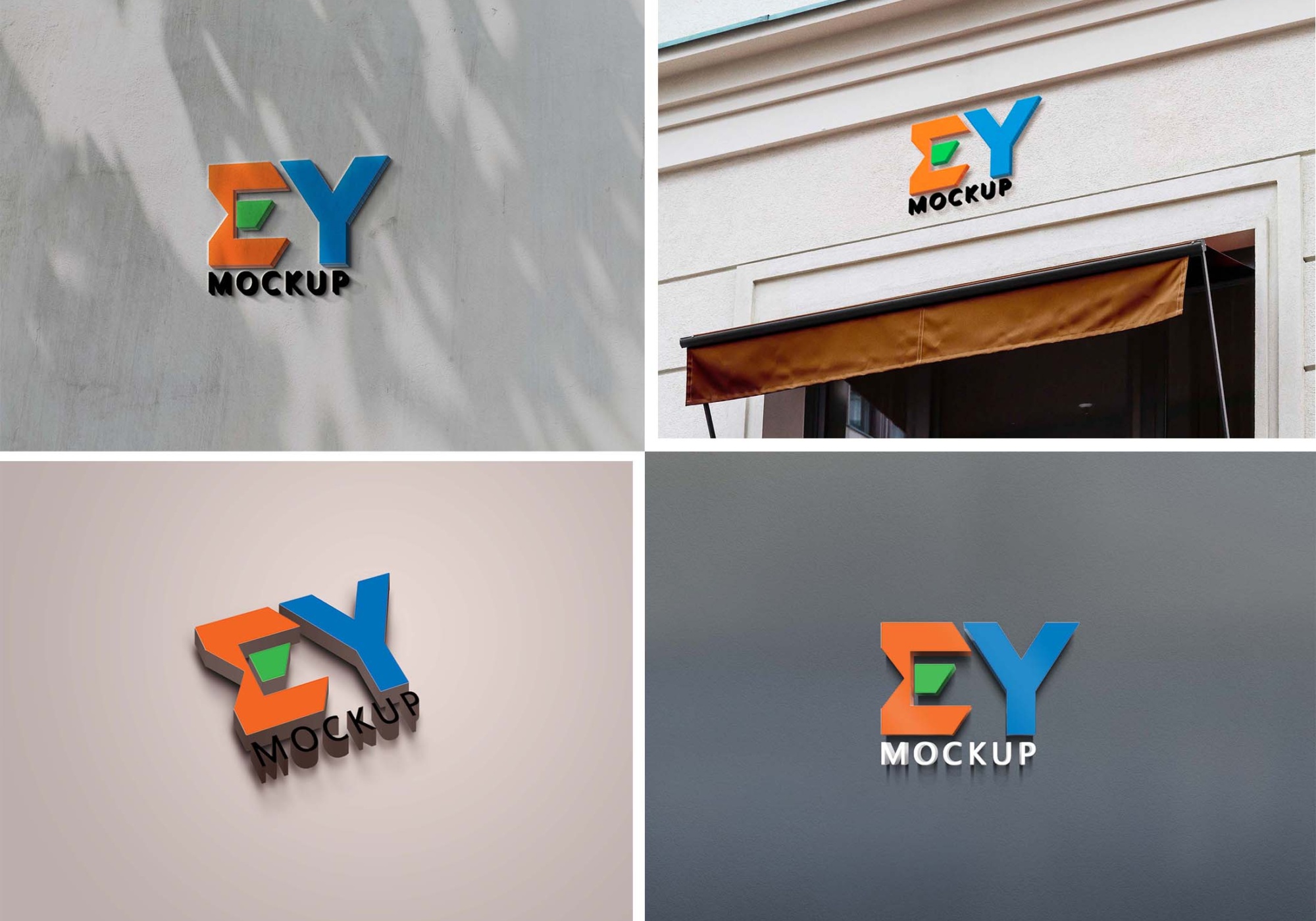 Download Free 3D Mockup Templates