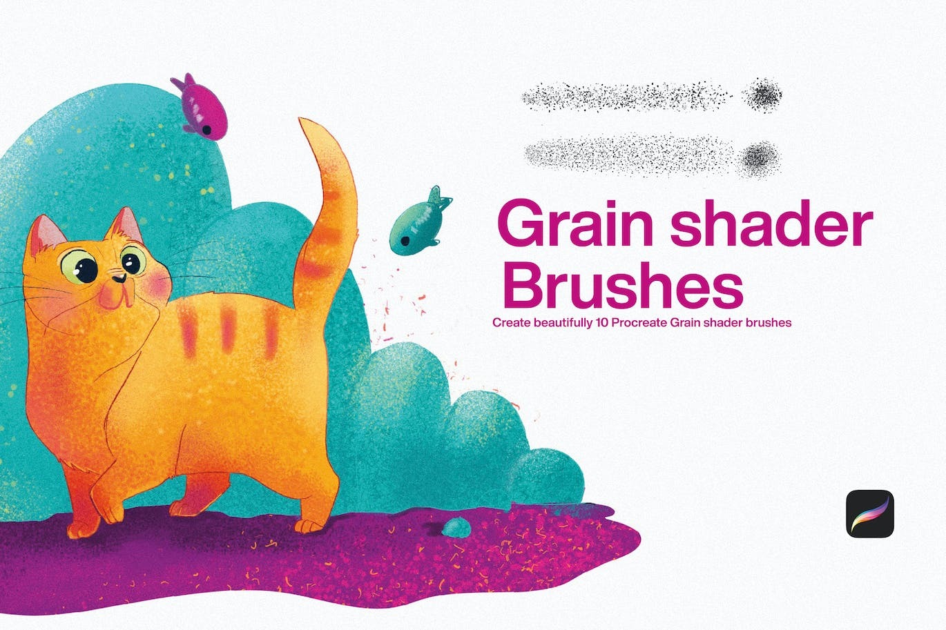 Free Grain Shader Procreate Stamp