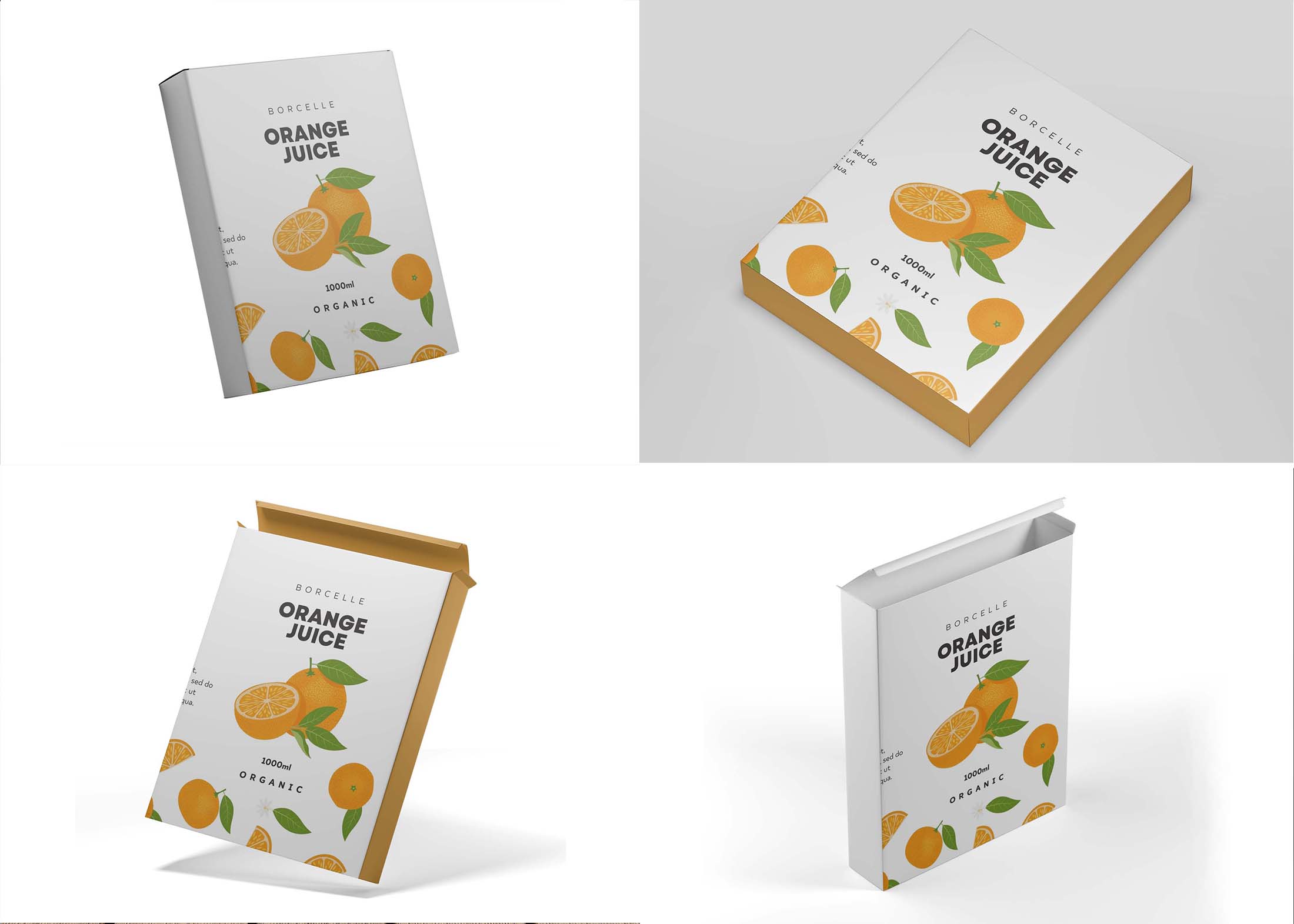 Free Juice Box Mockup Download