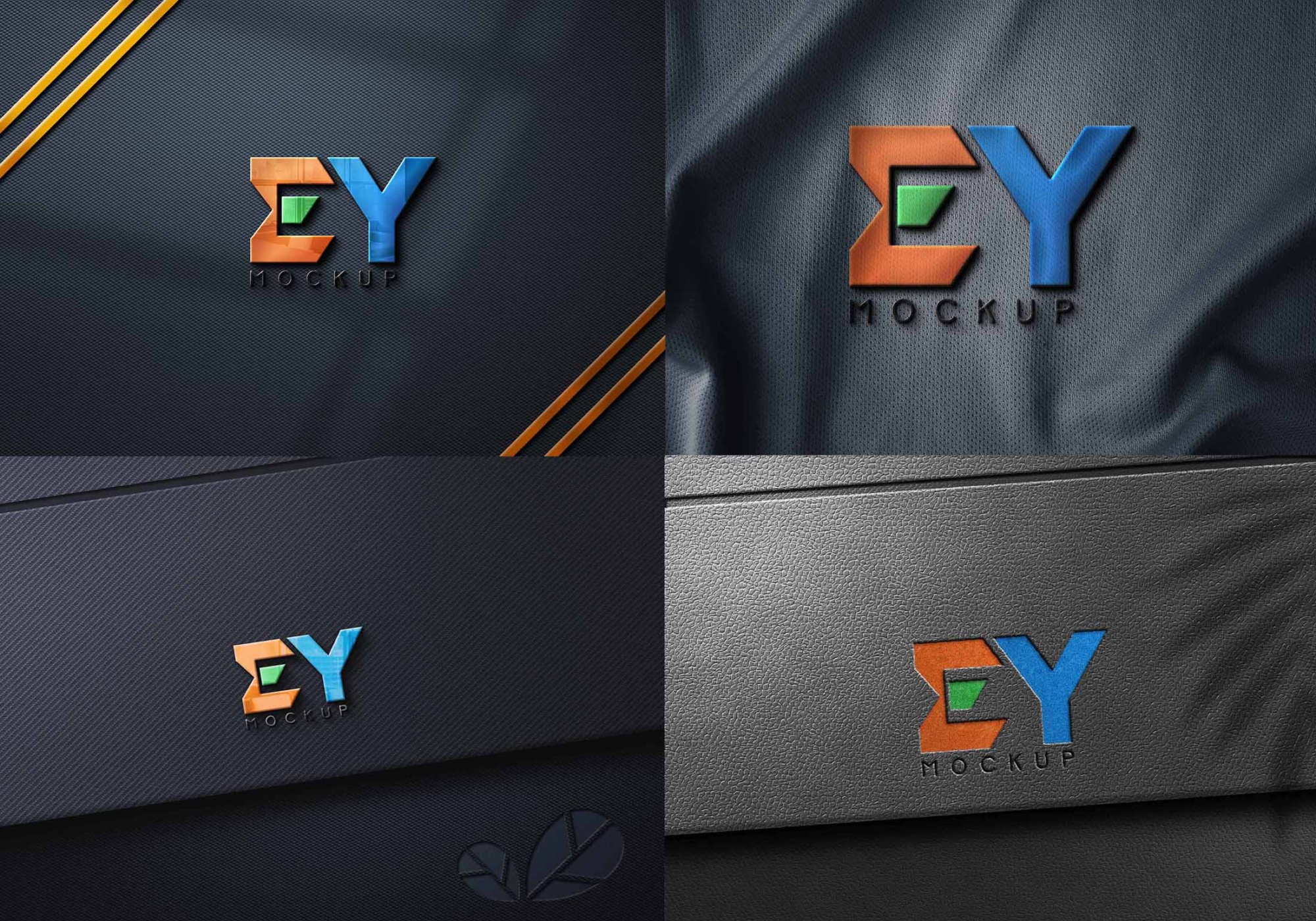 Stylish 3D Logo Mockups for Designers