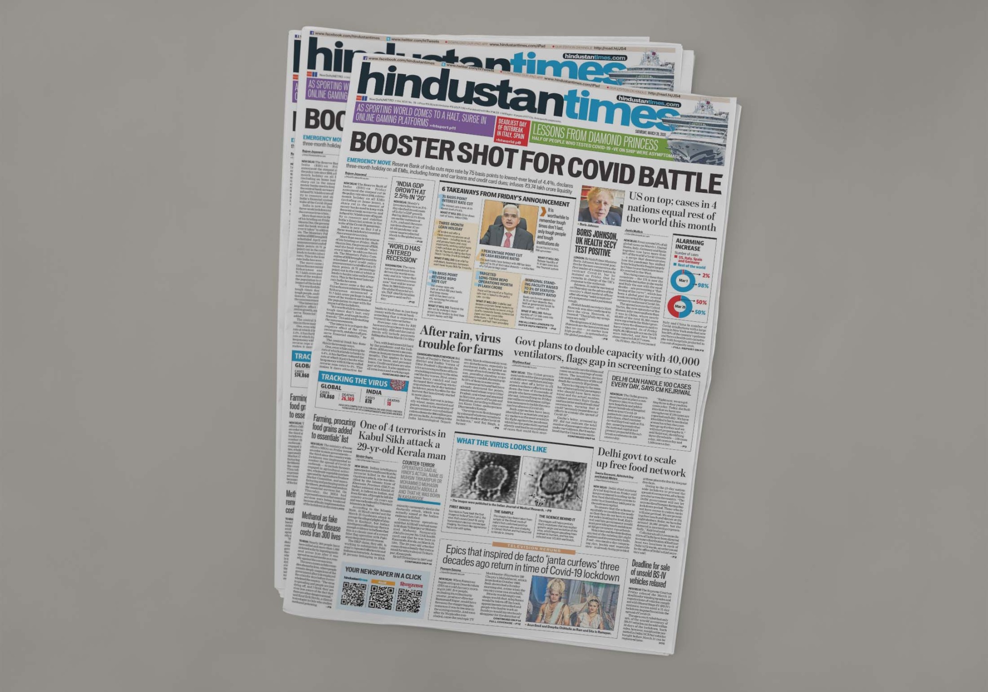 Creative Newspaper Design Mockups