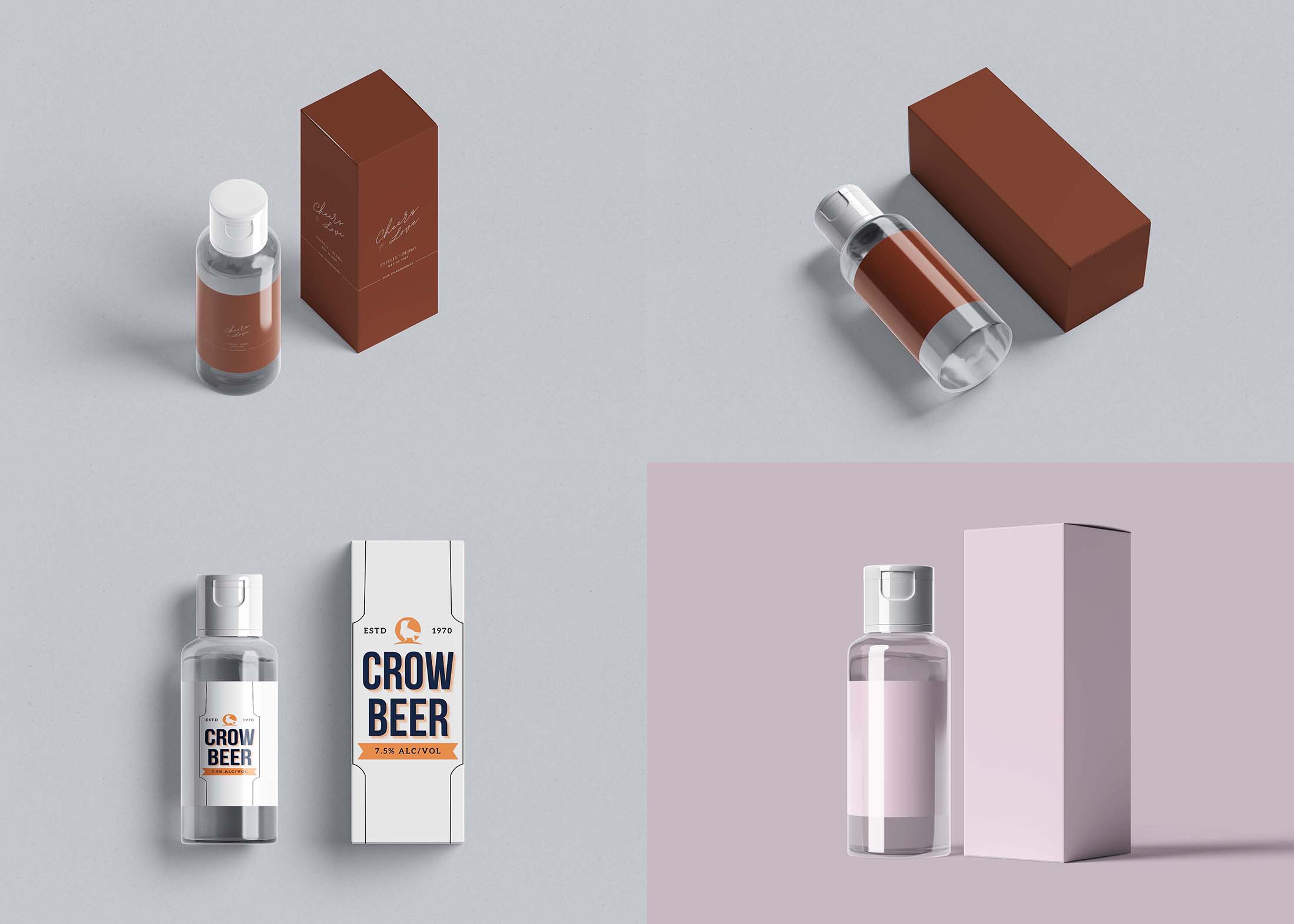 Creative Oil Packaging Mockup Ideas