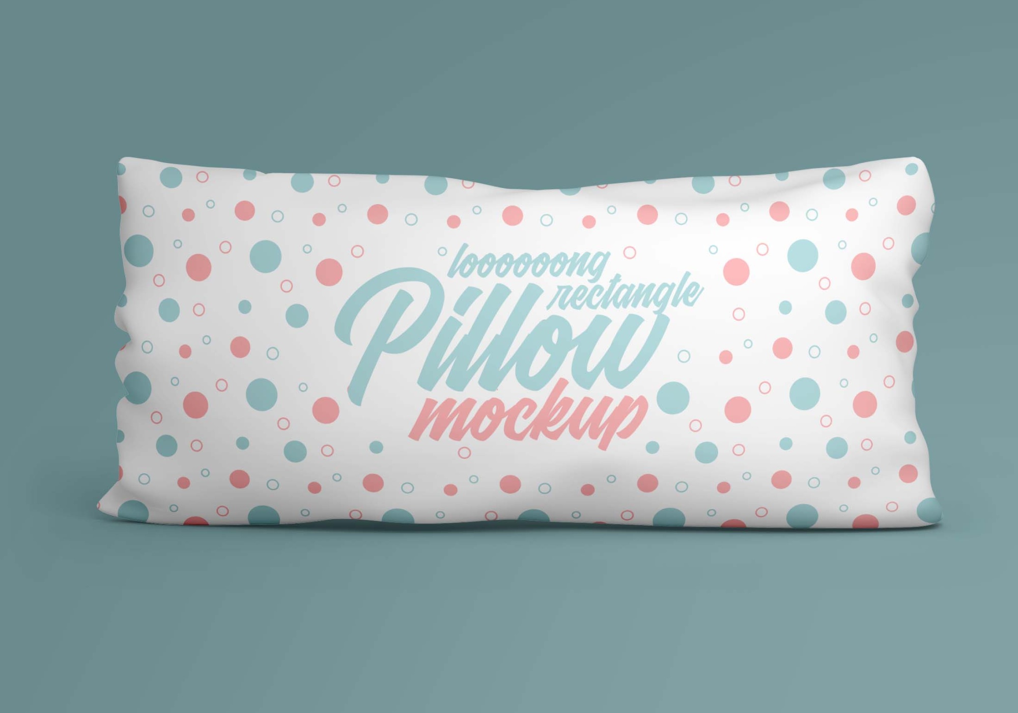 Realistic Rectangular Pillow Mockup Download