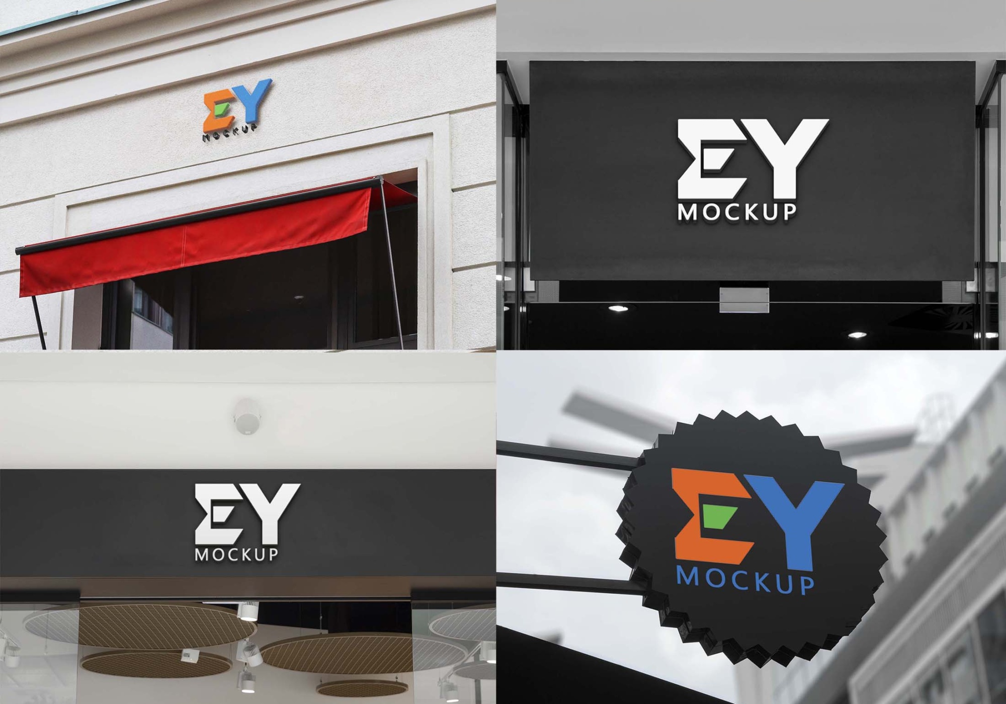 Creative Signboard Mockups for Designers