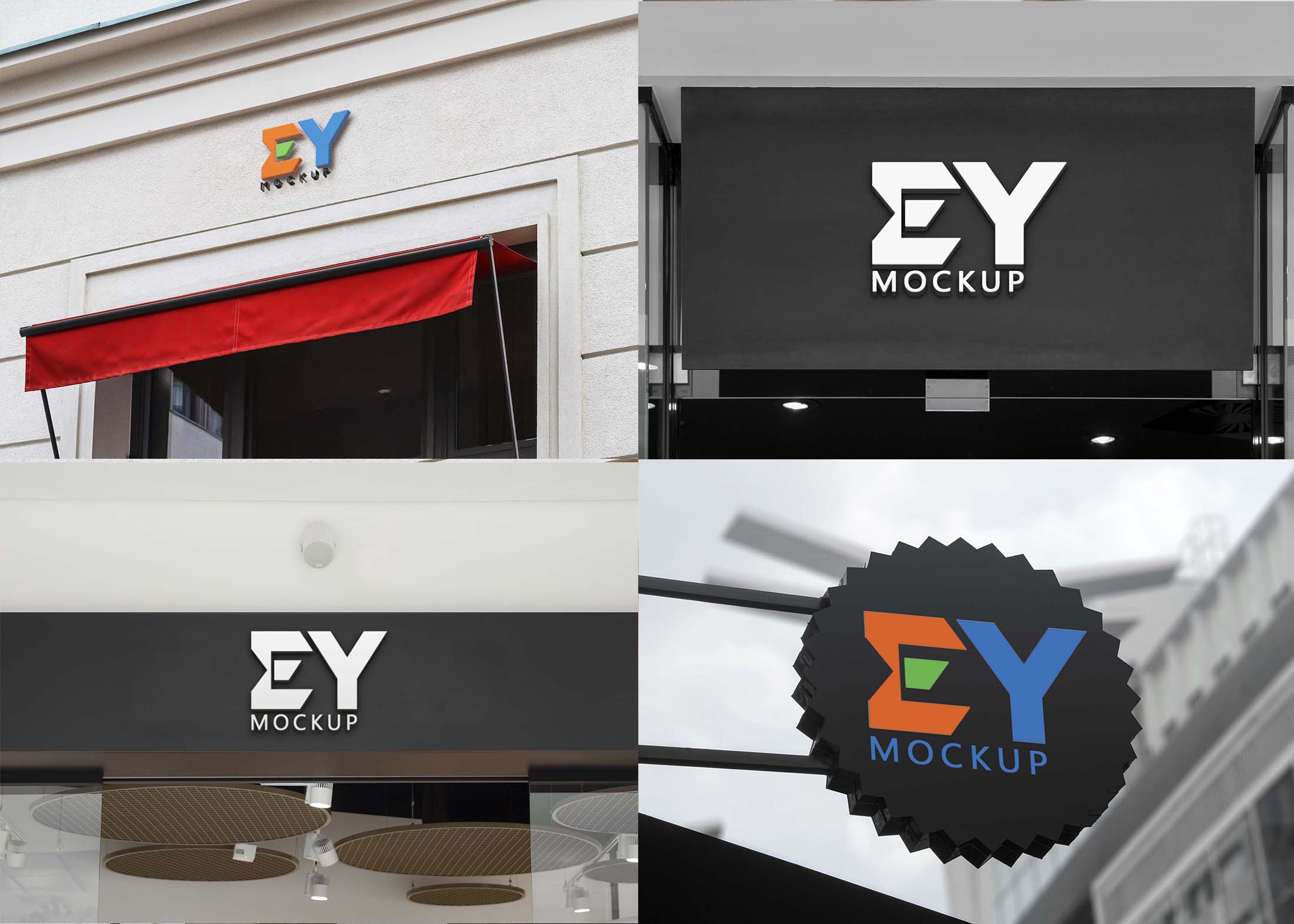 Creative Signboard Mockups for Designers